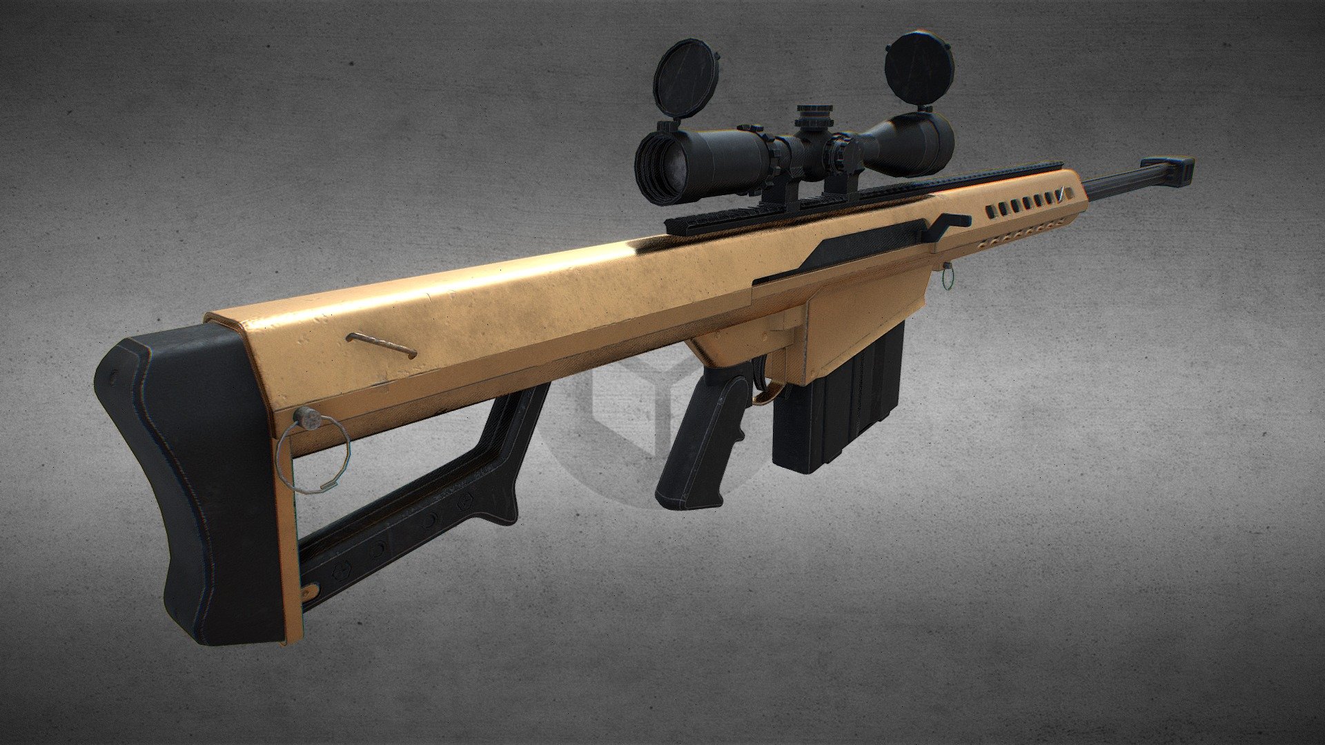 M82A1 Barret - Download Free 3D model by zombitt [e50ea25] - Sketchfab