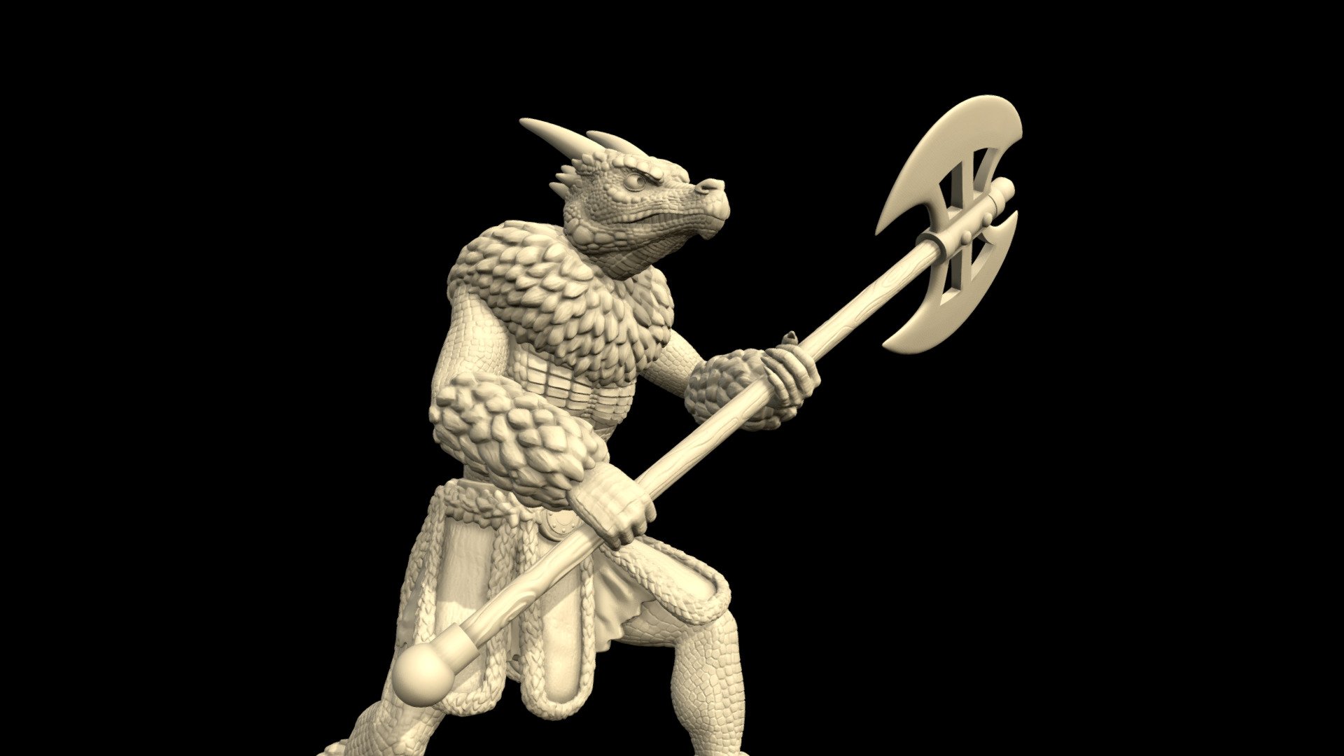 Kobold Warrior Printable TTRPG Miniature - Buy Royalty Free 3D model by ...