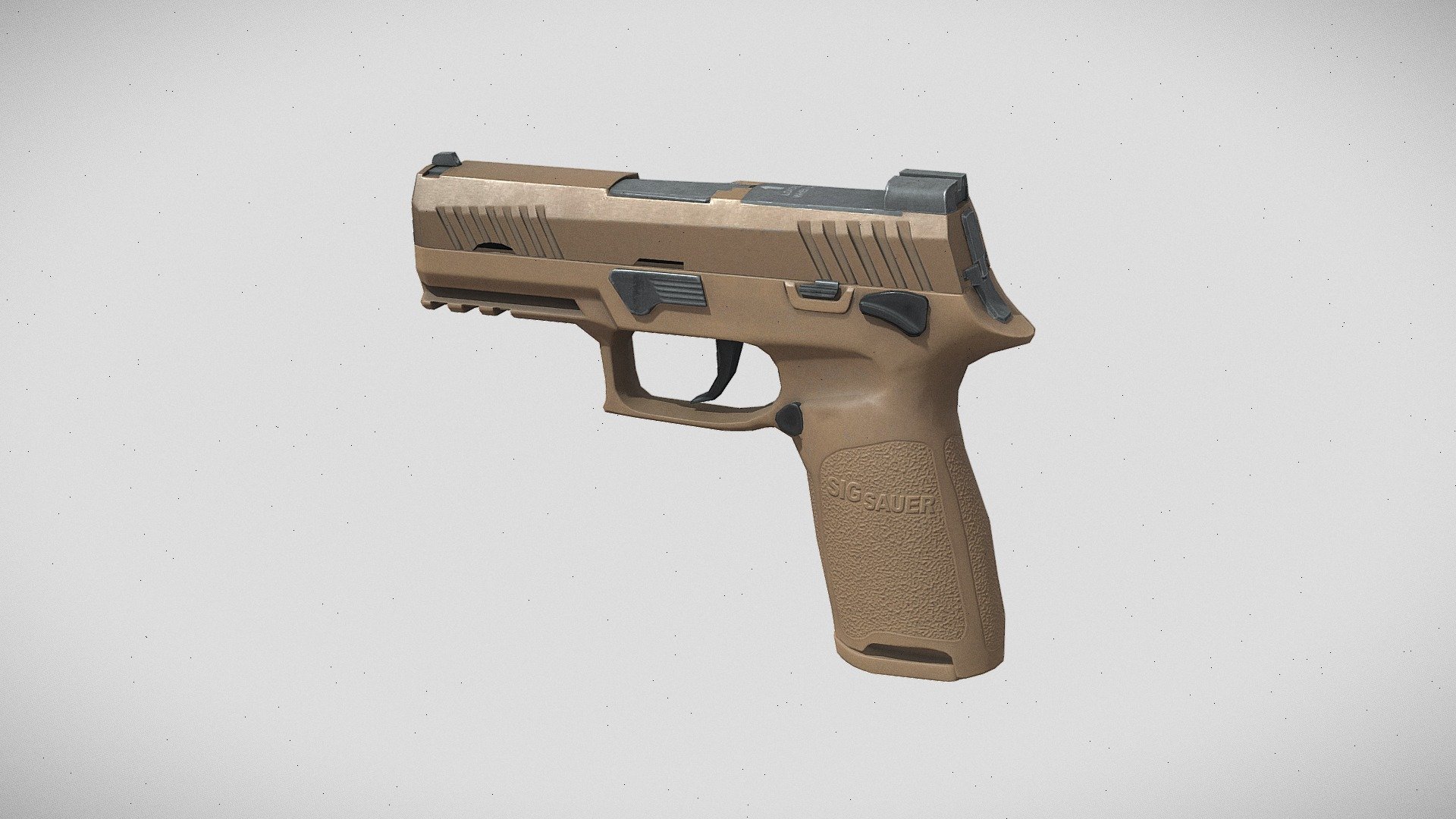 Sig Sauer P320 M18 - Download Free 3D model by N-Gon (@NGon001 ...