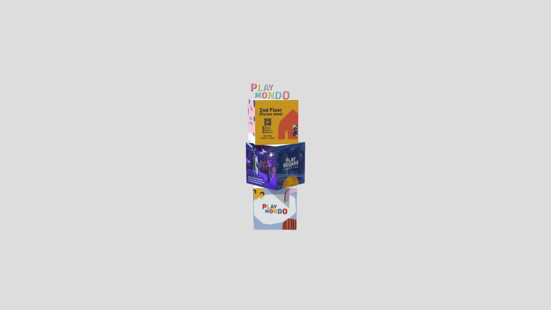 3D box display - 3D model by tuareturn [e5122ba] - Sketchfab