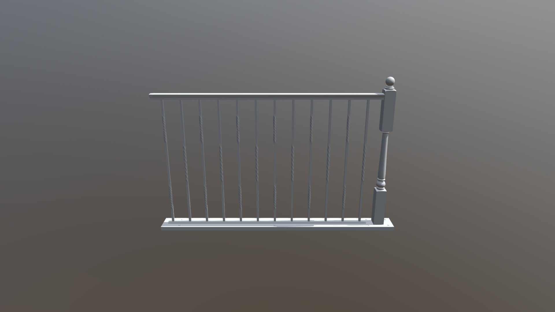 Realistic Straight Rail - 3D model by Noah Maraffi (@Maraffi) [e513697 ...