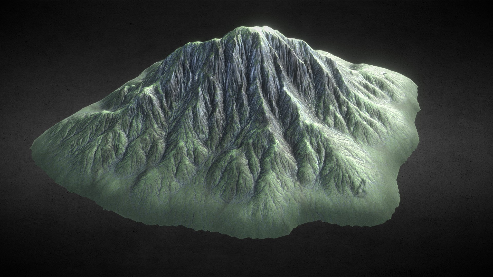 backdrop mountain for games or other projects - Download Free 3D model ...