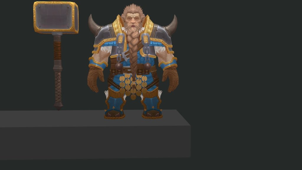 Dwarfv1 - 3D model by Edo.Tarani [e514ec7] - Sketchfab