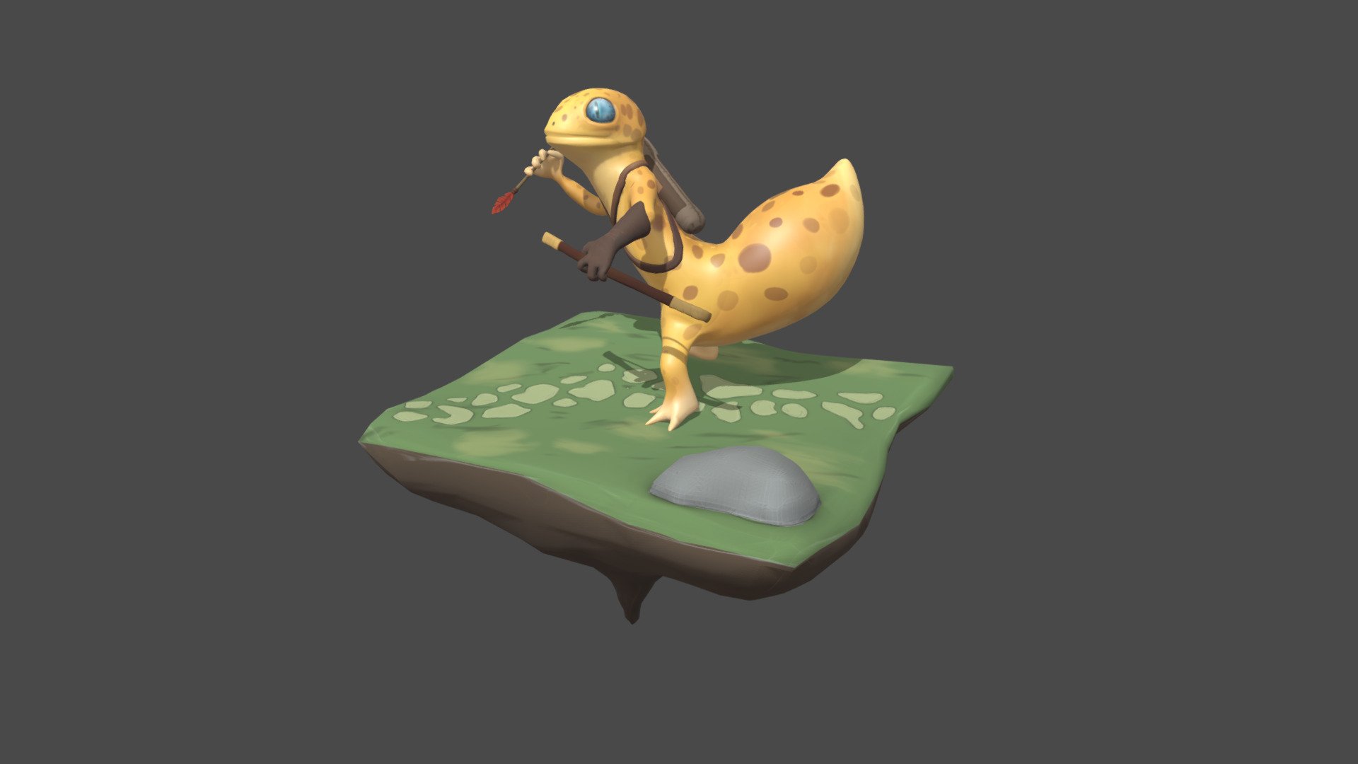Gecko Archer - 3D model by buchananm [e517ce0] - Sketchfab