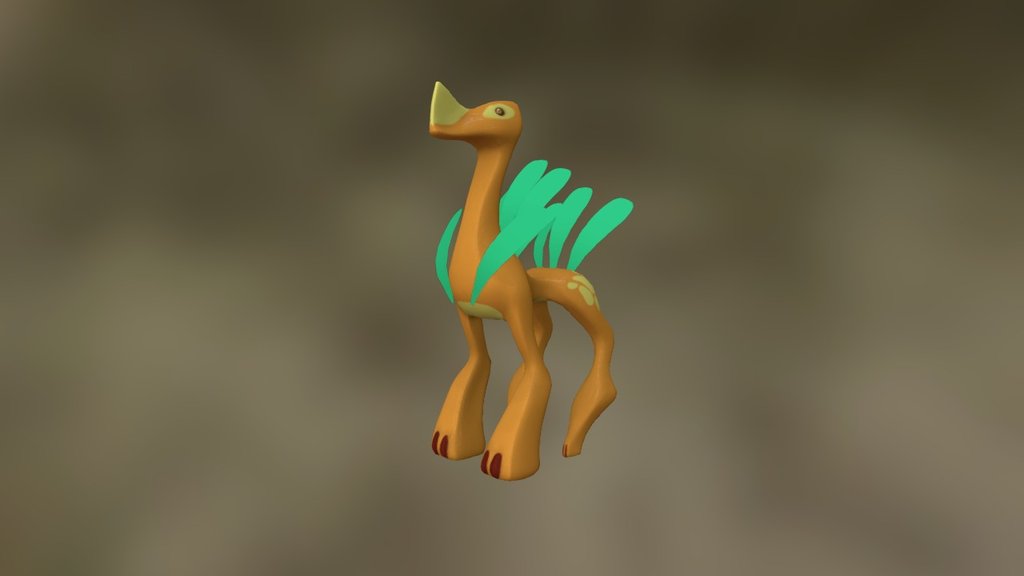 Giraffe Dino - 3D model by sarahboeving [e51a0dd] - Sketchfab