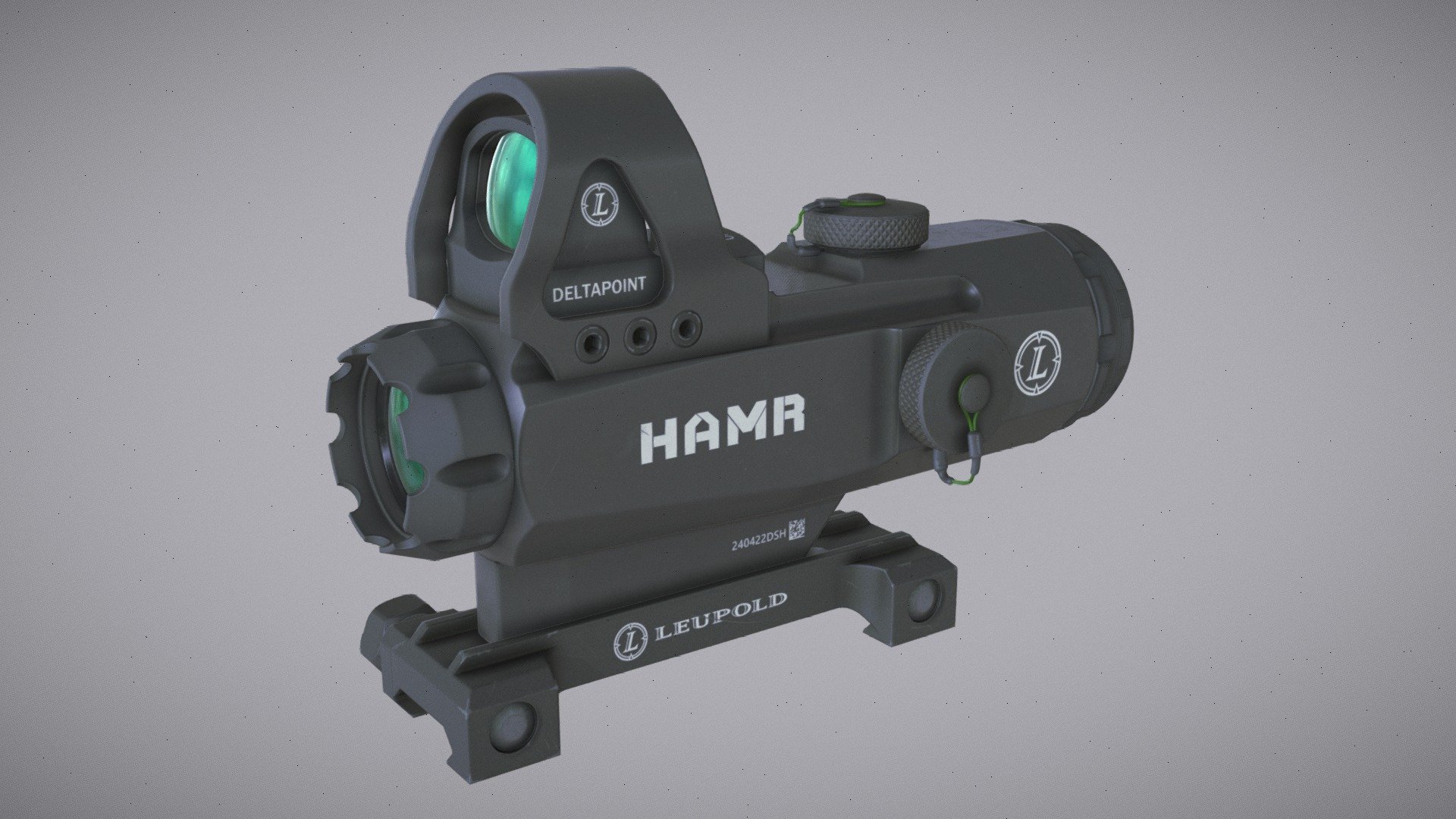 Optical sight "Leupold Mark 4 HAMR DeltaPoint" - 3D model by Ruslan Shumeiko (@shumerus ...