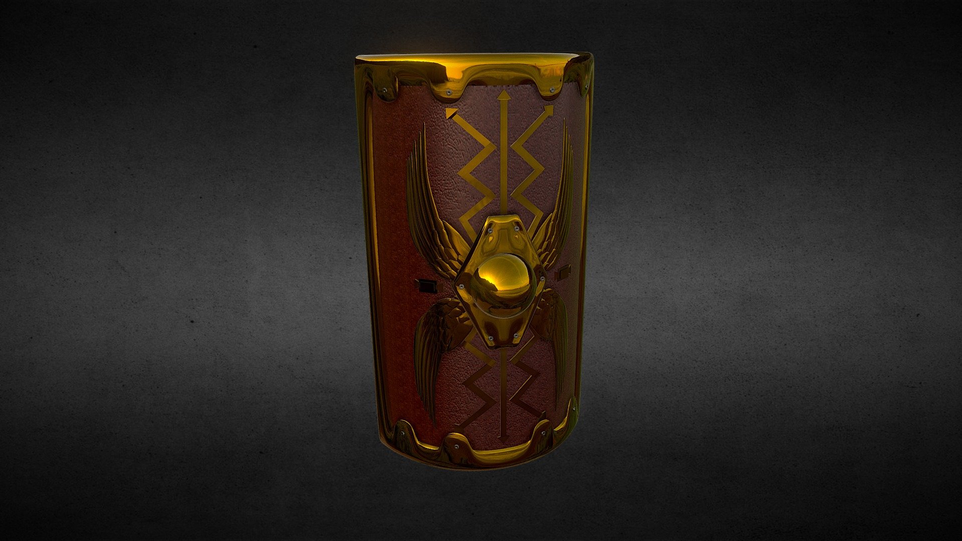 Roman Shield - 3D model by KimWilhelmsson [e51d52f] - Sketchfab