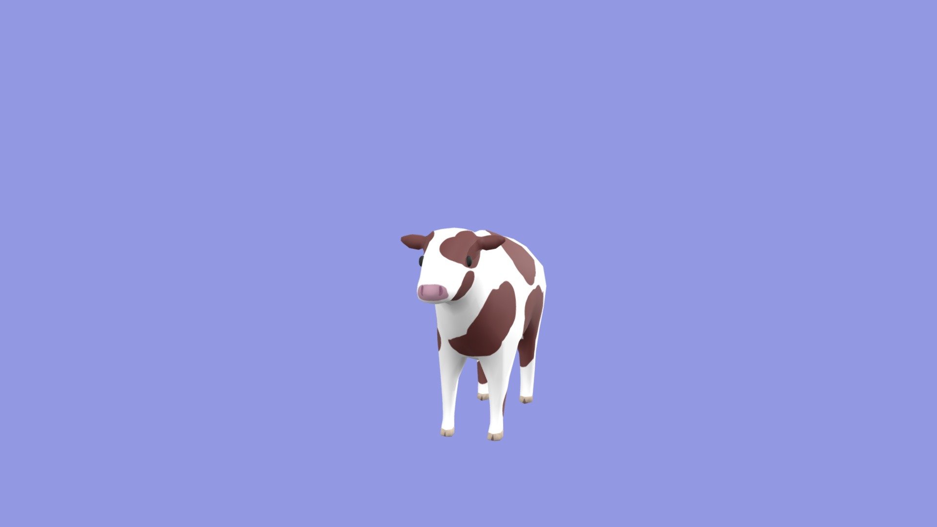 Cow - 3D model by andreeab [e51d603] - Sketchfab