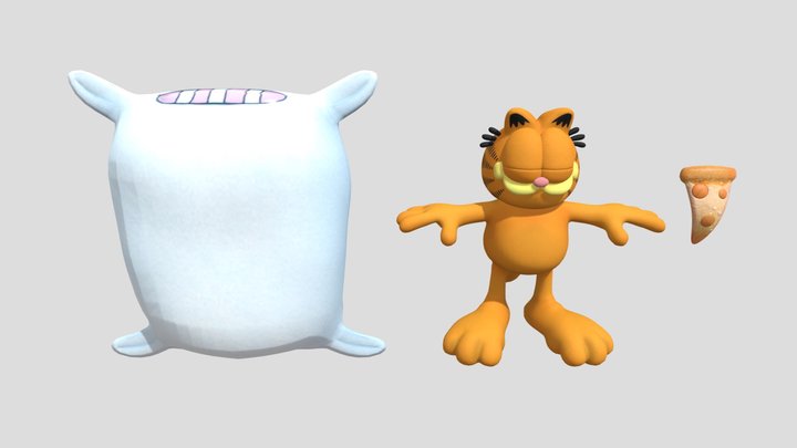 Garfield 3D models - Sketchfab