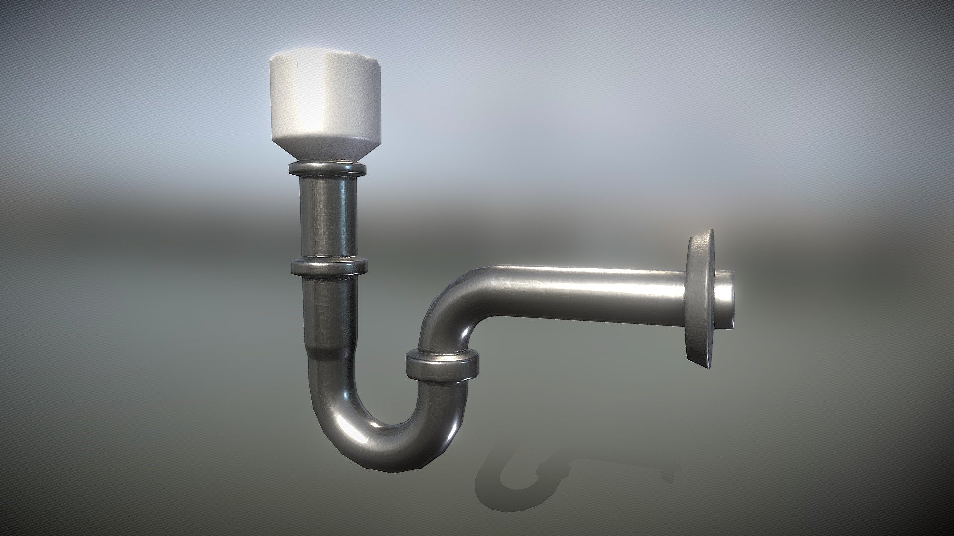 Metal Siphon for Sinks (Low-Poly) - Buy Royalty Free 3D model by VIS ...