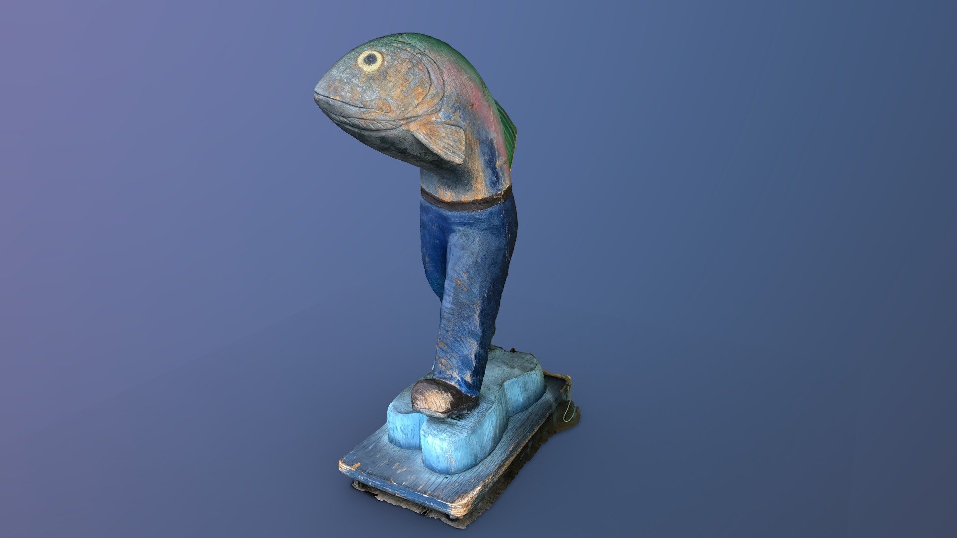 Mr Fishman - 3D model by peter54 [e51fe7d] - Sketchfab