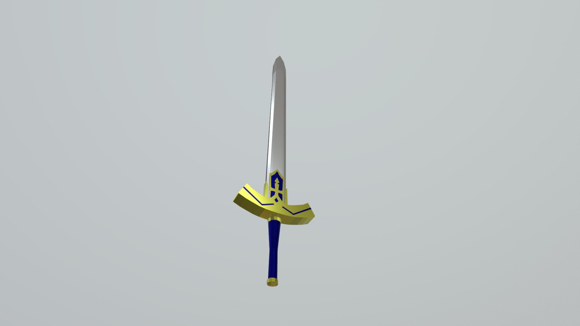 Excalibur Fate [low-poly] - 3D model by leachim.ser [e520ec3] - Sketchfab