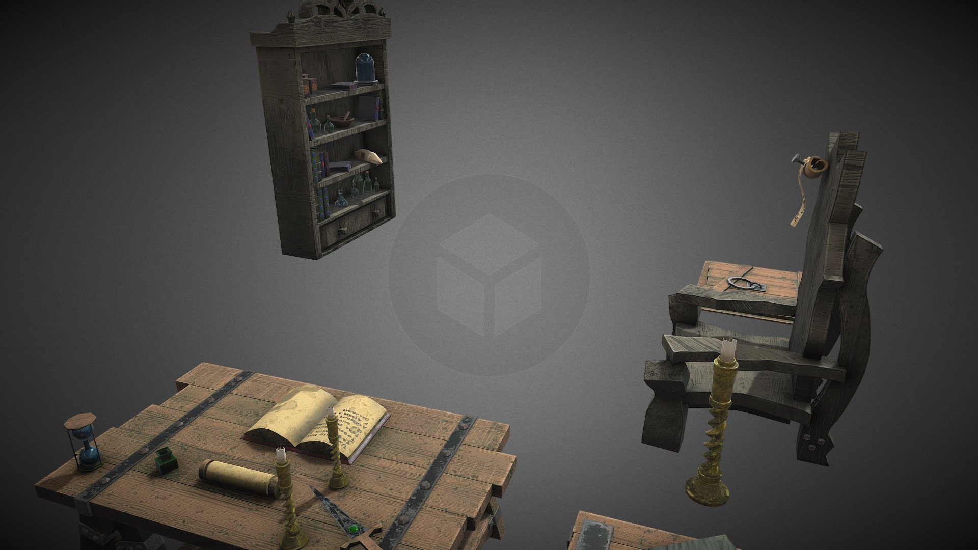 Medieval Props - 3D model by Giuliano Bianco (@Zauron93) [e5213b1 ...