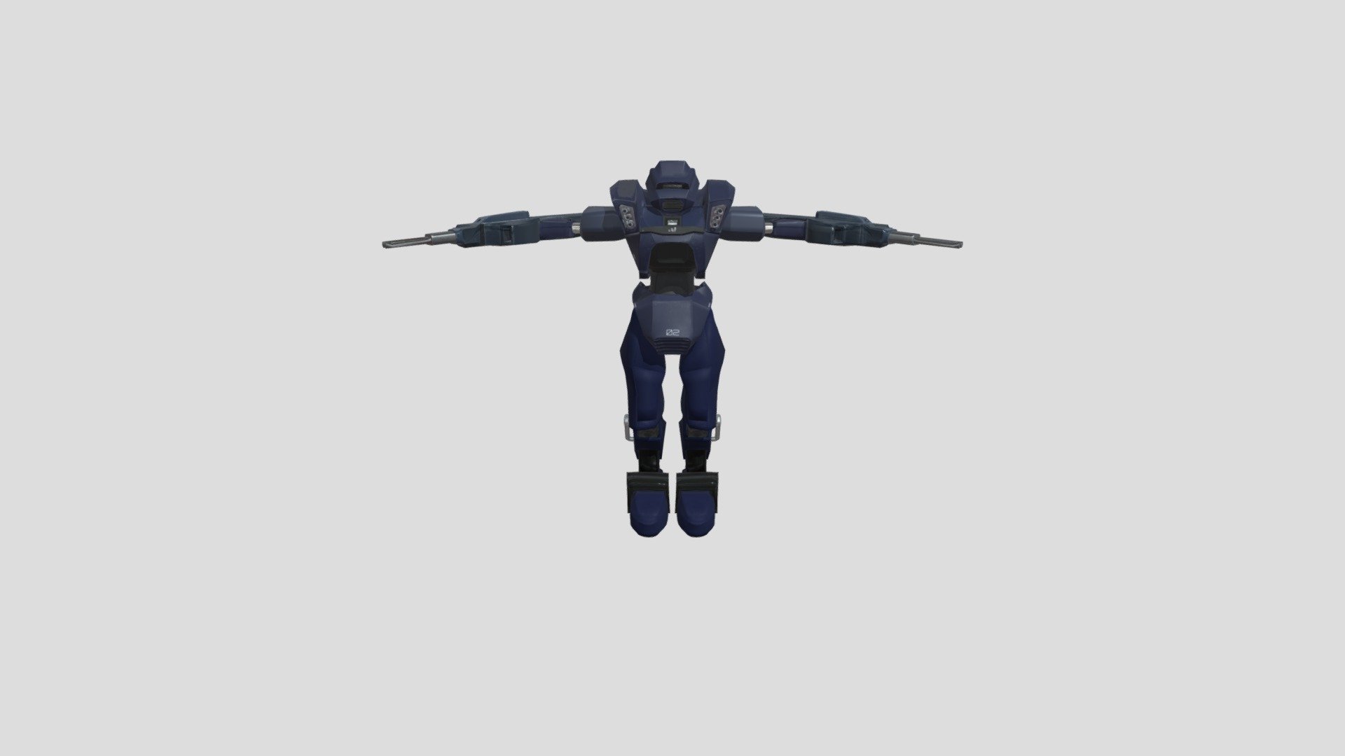 Heavy Robot - 3D model by soner.arslankara [e521a80] - Sketchfab