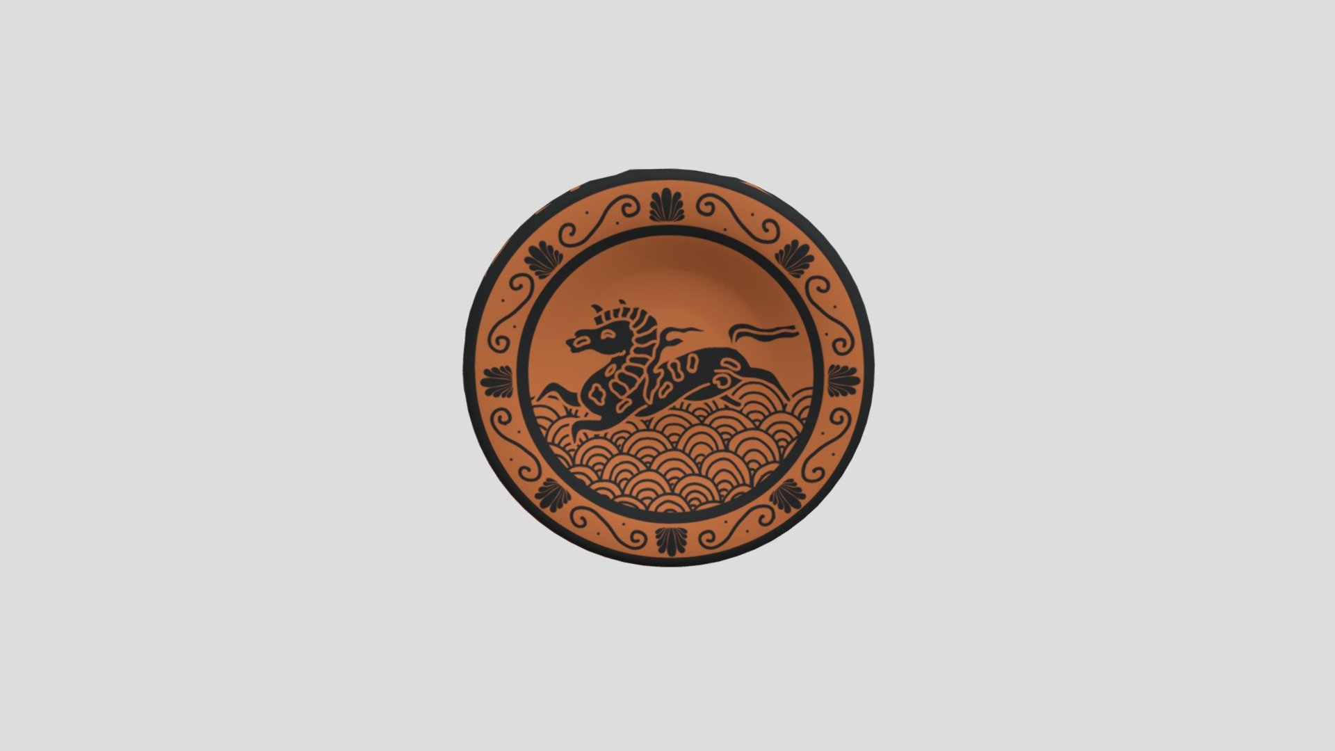 Greek Chinese Plate1 - 3D model by Andymaffo [e521c4e] - Sketchfab
