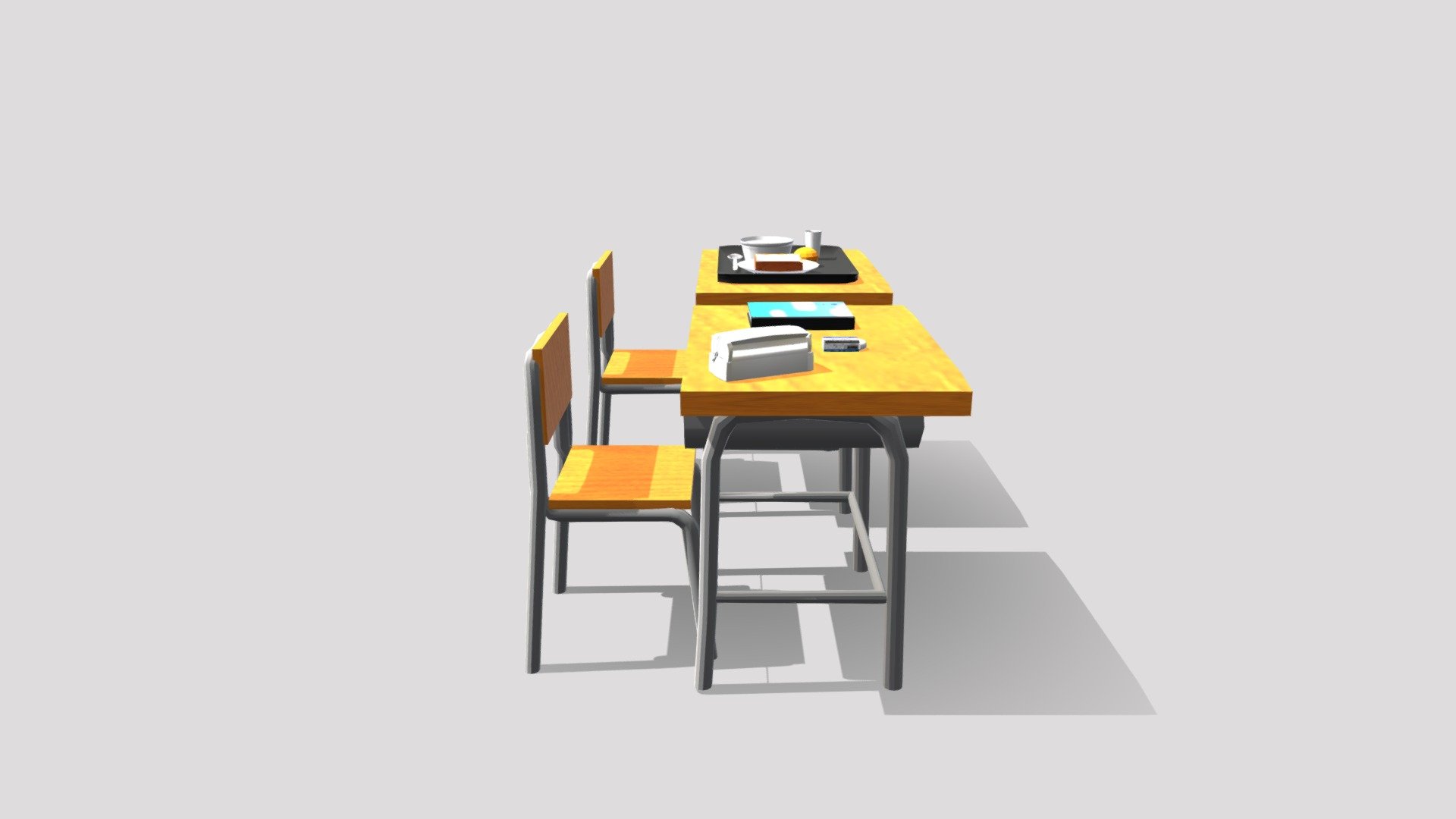 schoolset - Download Free 3D model by BuuMya [e5226a9] - Sketchfab