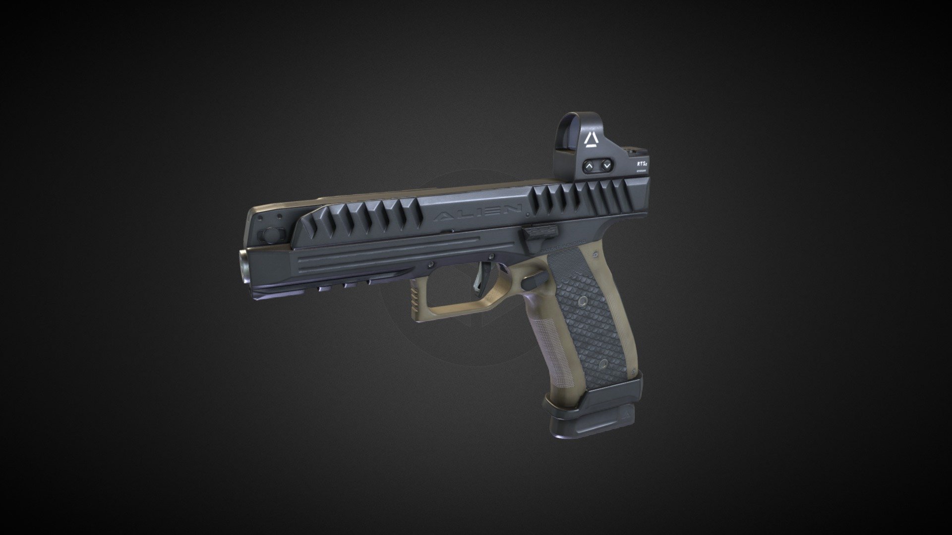 Laugo Alien Pistol - Buy Royalty Free 3D model by Akinaro [e522f78 ...