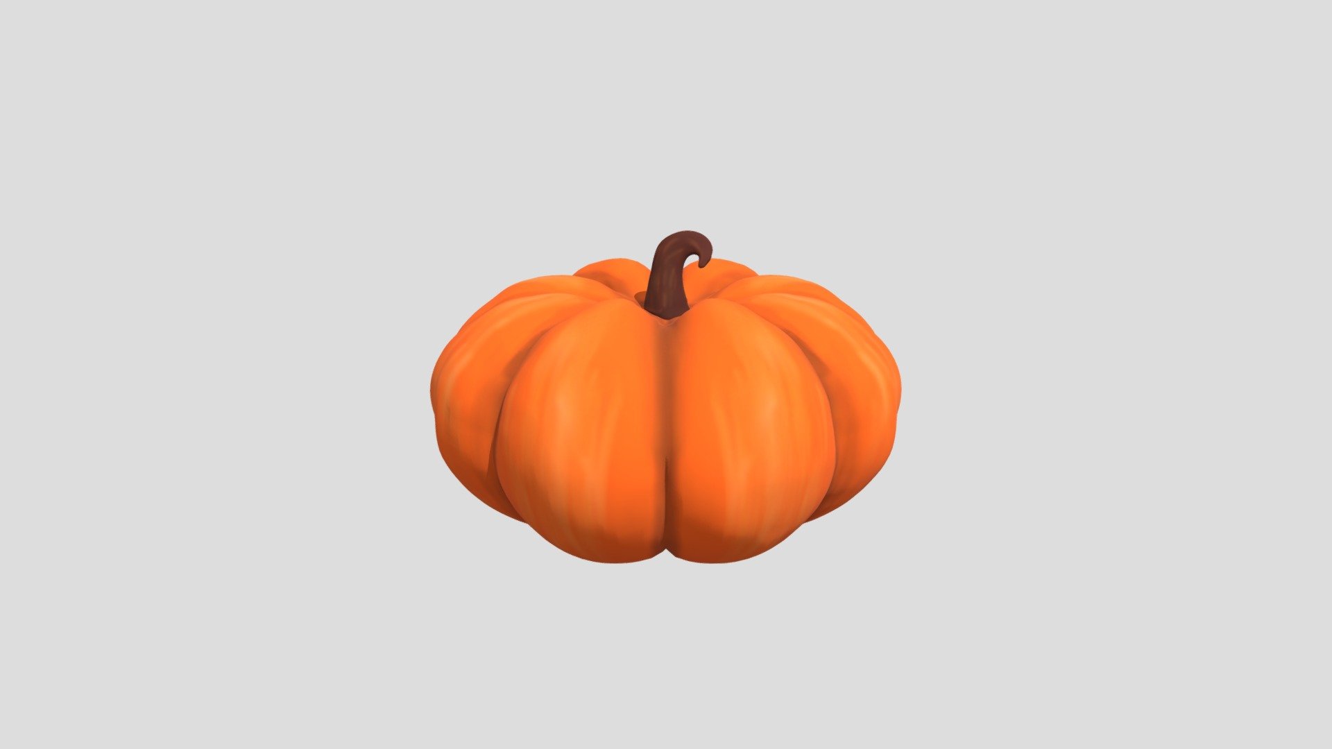 3D Pumpkin Model - 3D model by Lifeoncolours [e524d0d] - Sketchfab