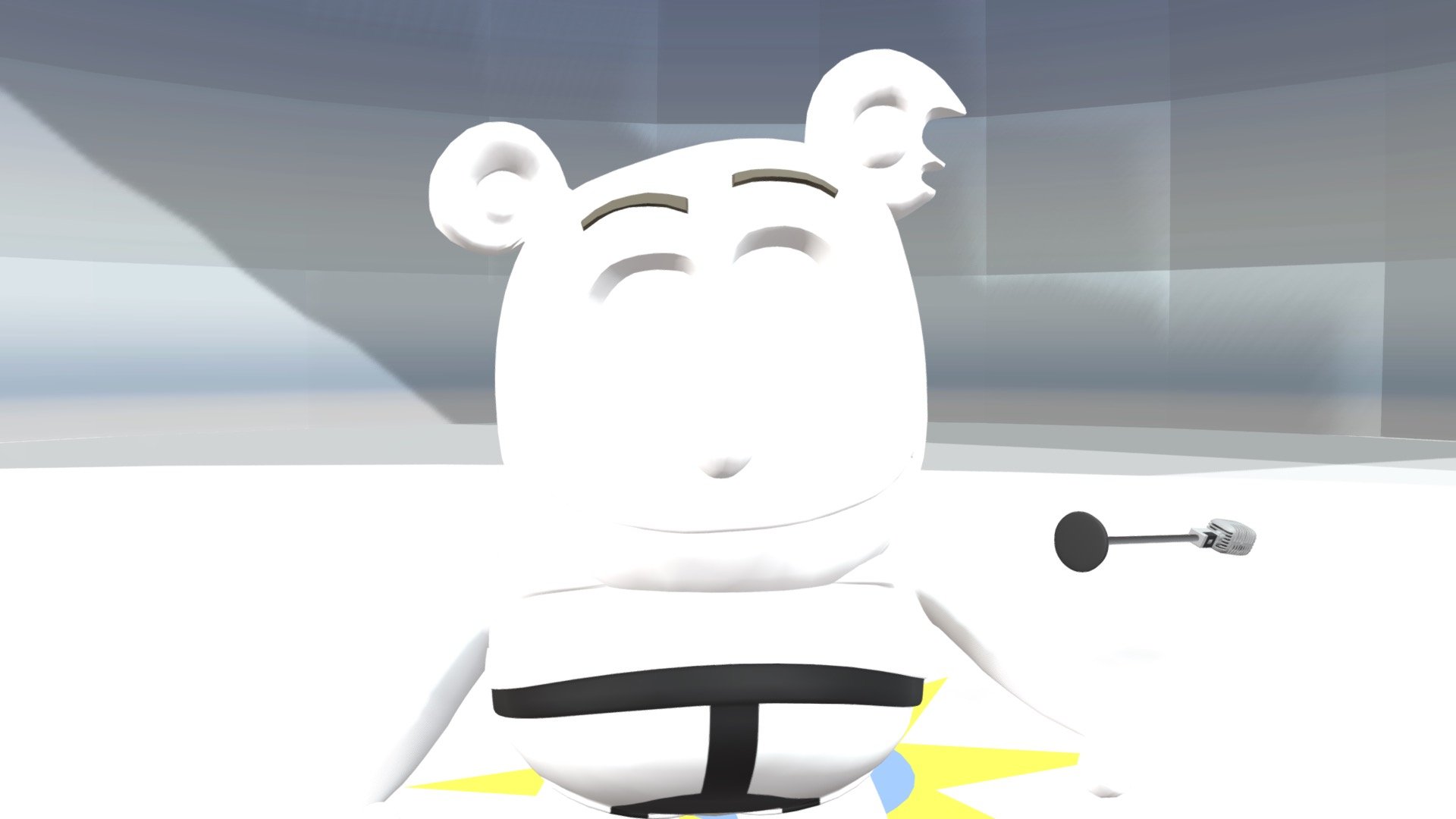 Falling Microphone - Download Free 3D model by Gummibar Chikn Nuggit ...