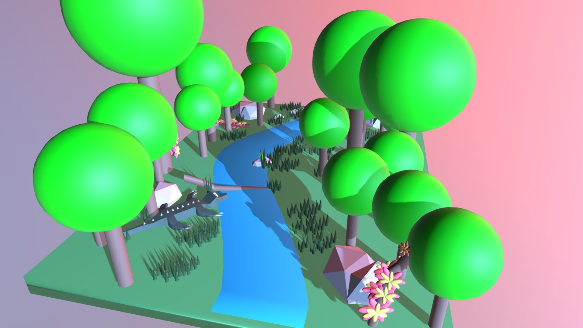 Rain Forest - Download Free 3D model by rmares24 [e5258c6] - Sketchfab