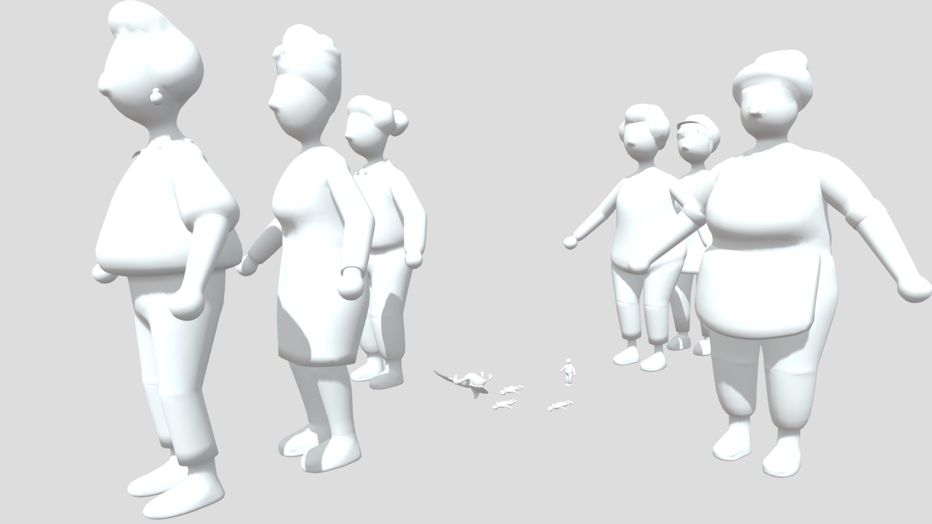 Untitled Goose All character - Download Free 3D model by alex.andain ...