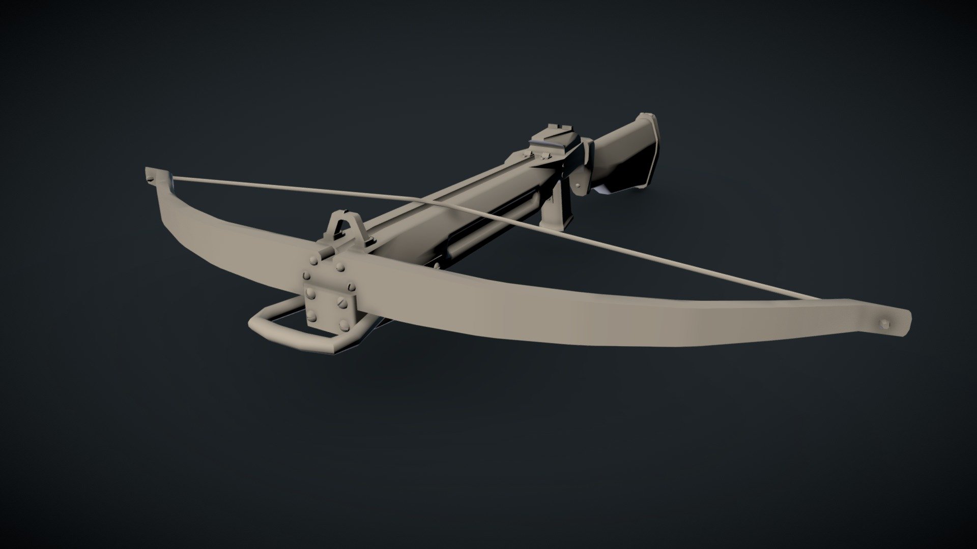 Crossbow - 3D model by Tommy Kilpin (@Nubsalot) [e526826] - Sketchfab