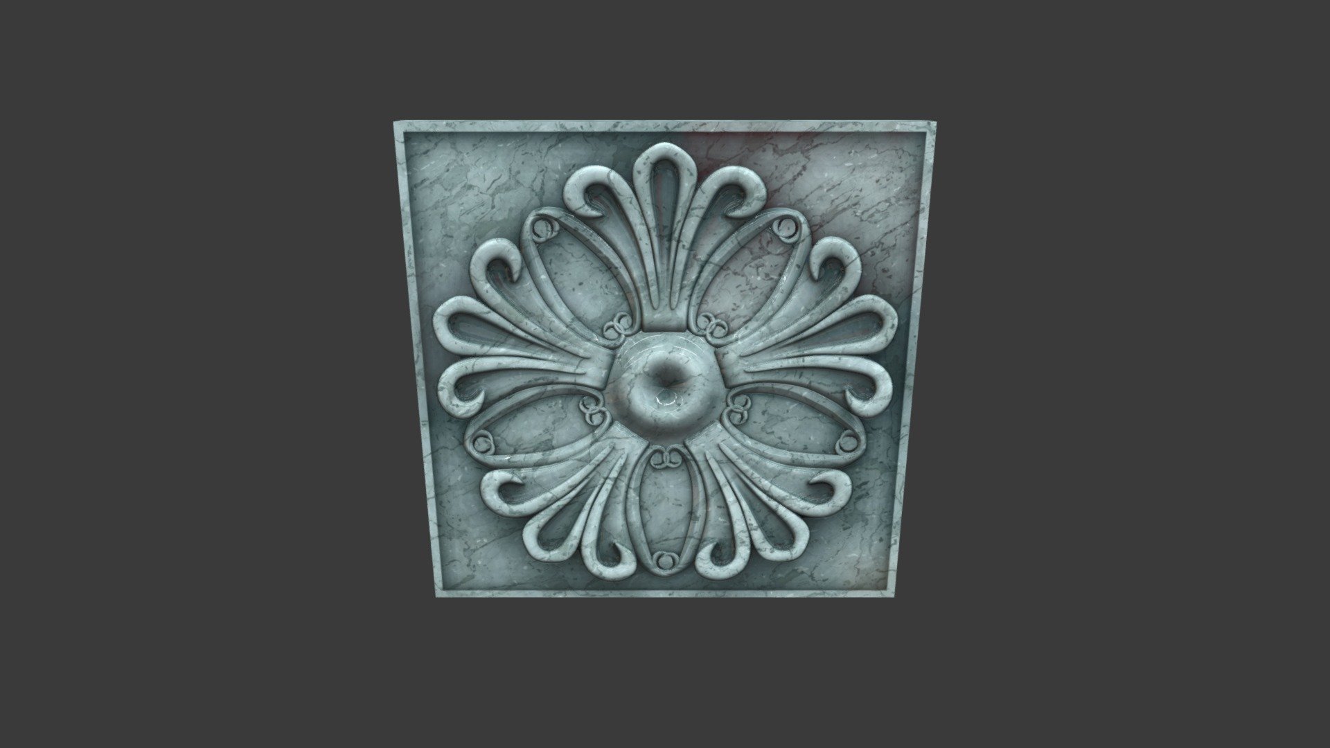Lowpoly tile with normal map - 3D model by Bazylonator [e526e35 ...