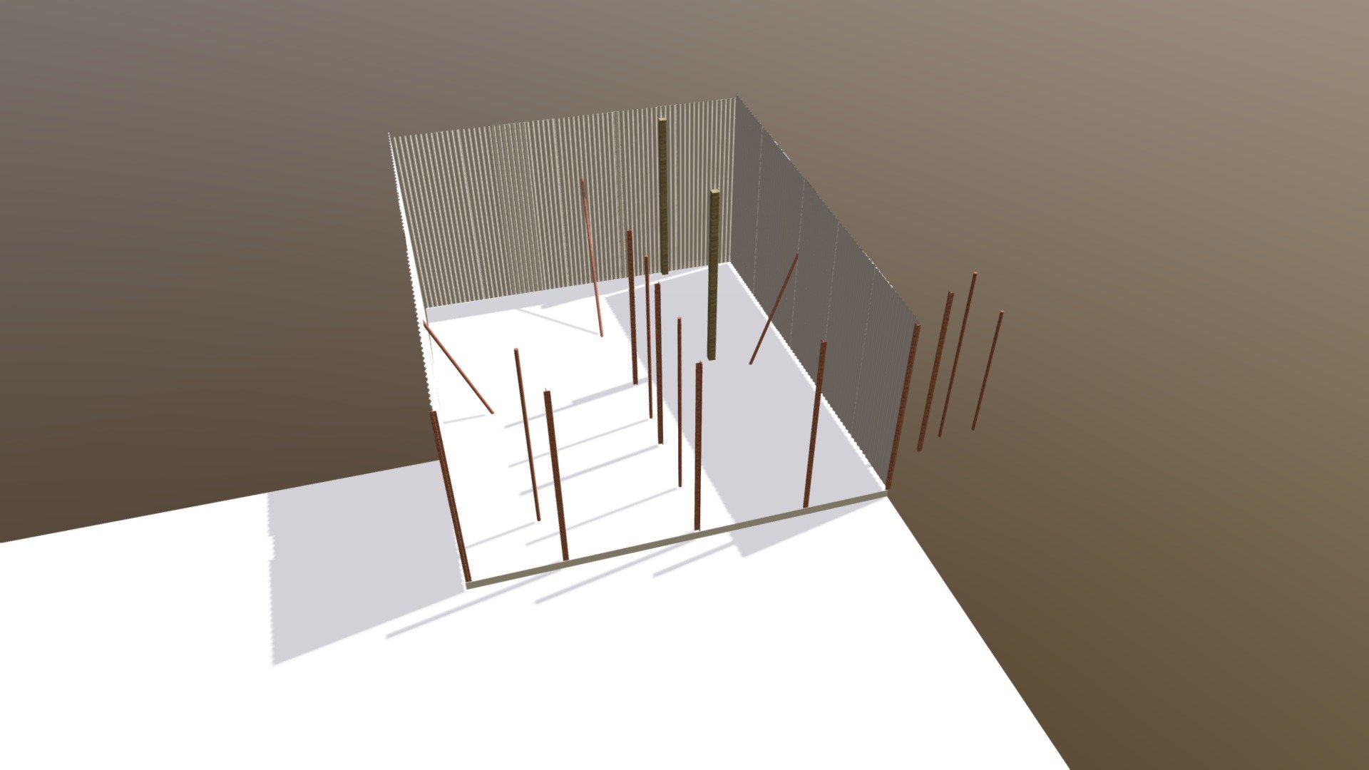 Shed -1- Structure - 3D model by mravey [e52812c] - Sketchfab