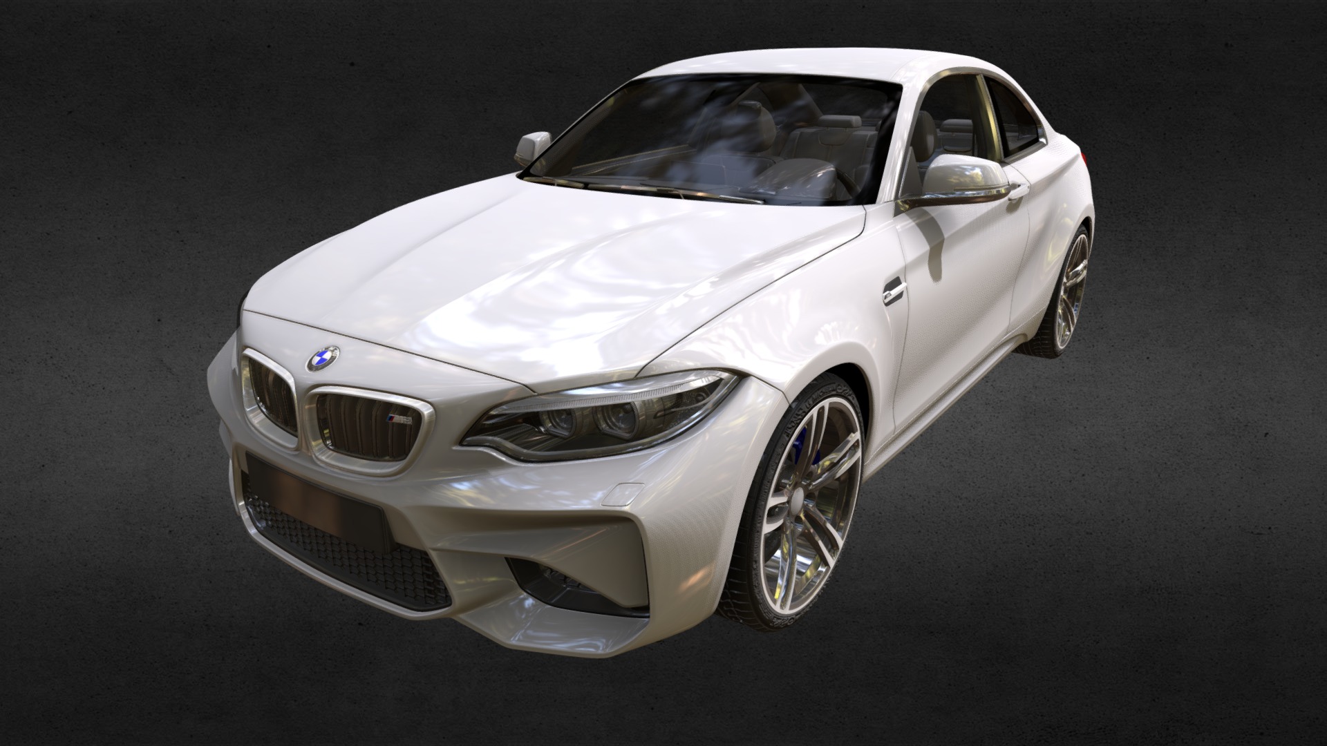 BMW M2 Coupe 2016 - 3D model by VR模型 (@wujun578) [e5281e8] - Sketchfab