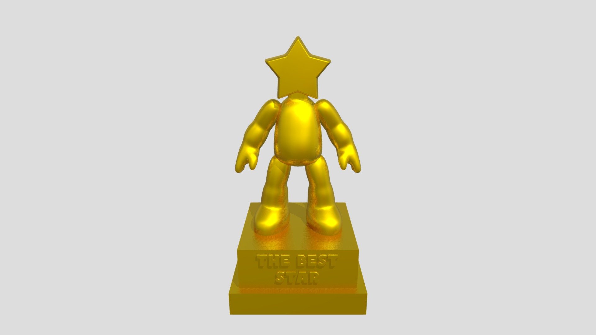 The Best Star - Download Free 3D model by Zev's game dev account ...
