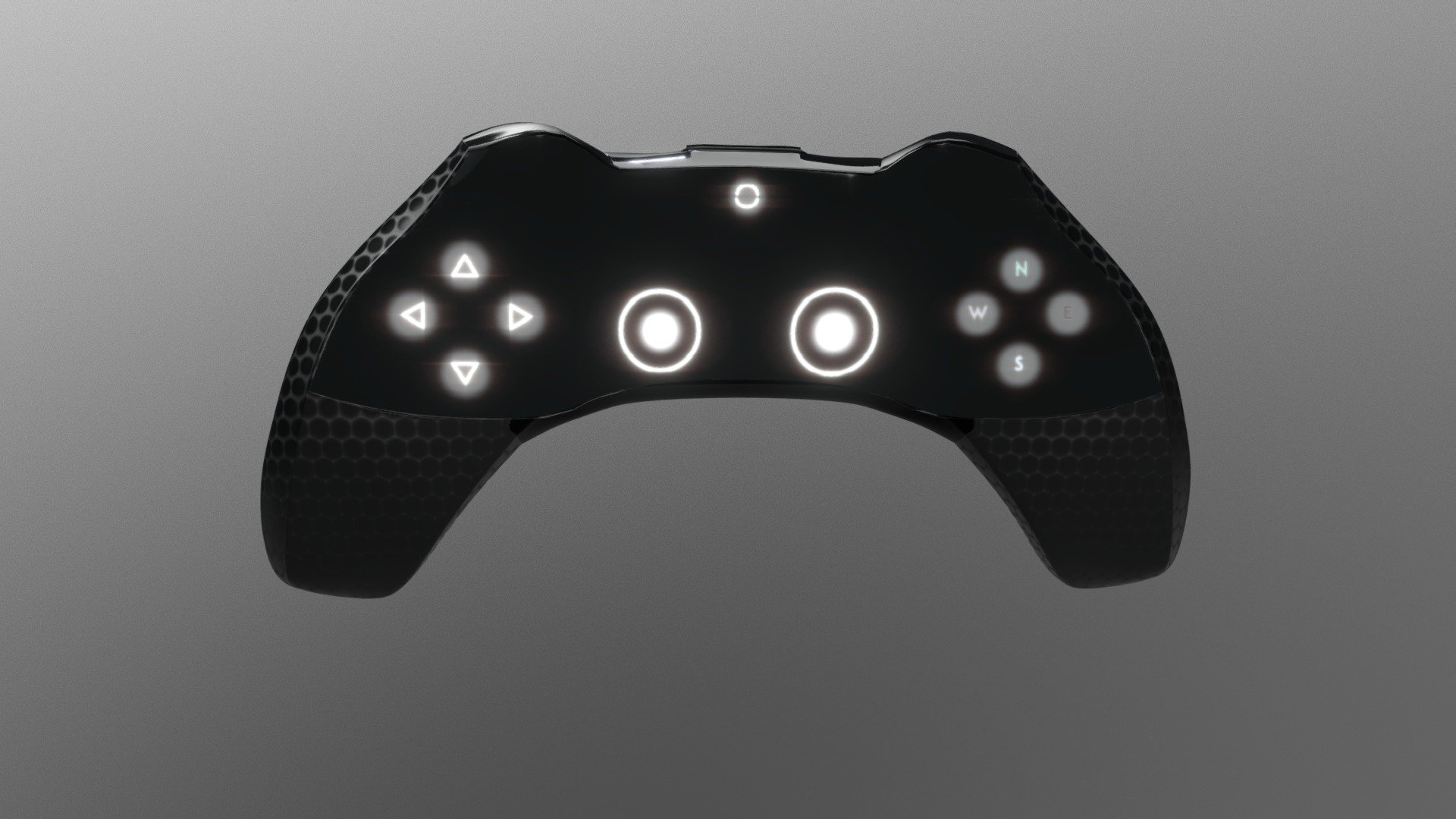 Game Controller - Black Honeycombs - 3D model by escolarivers [e52952e ...