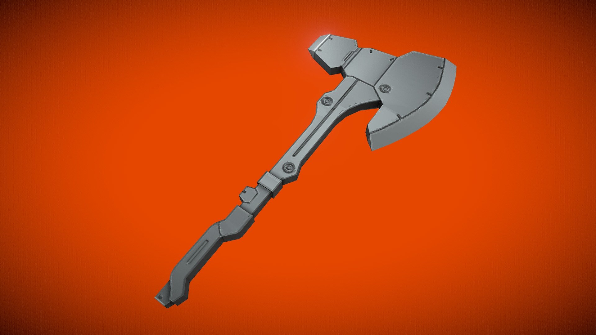 Guardian Radioman Axe - Download Free 3D model by Elite Big Speakerman ...