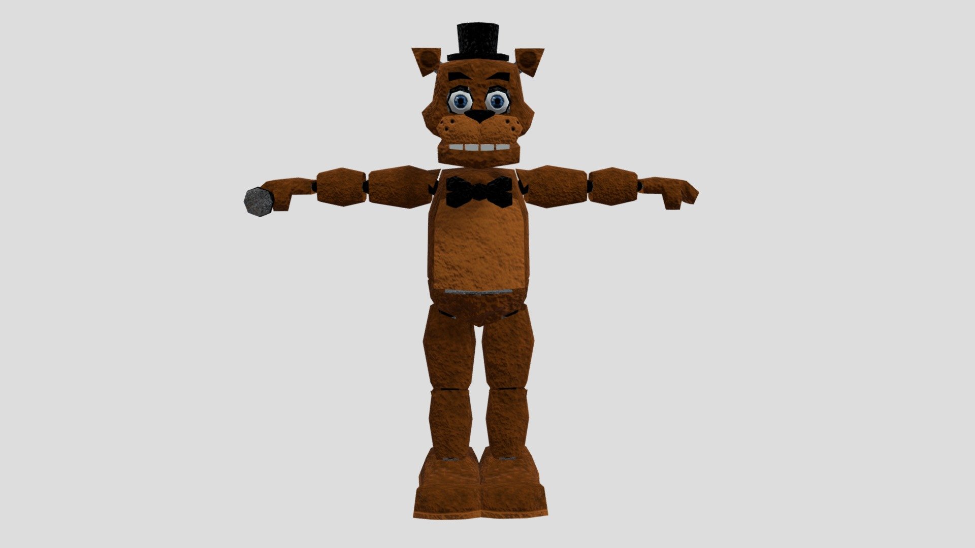 Low poly freddy - Download Free 3D model by skylajade69 [e52a101 ...
