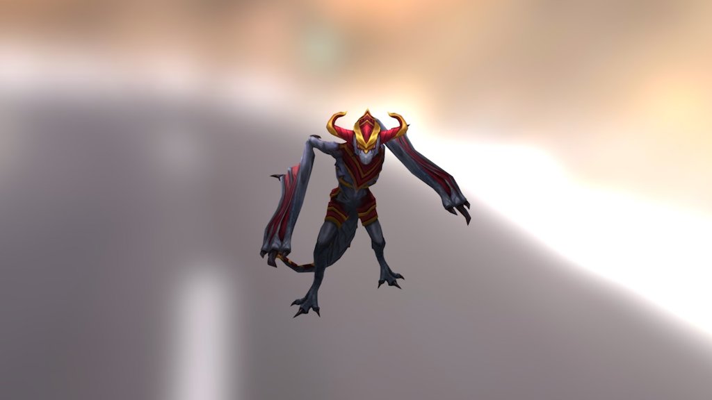 Shyvana Dragon - 3D model by missvisaloser [e52cec8] - Sketchfab