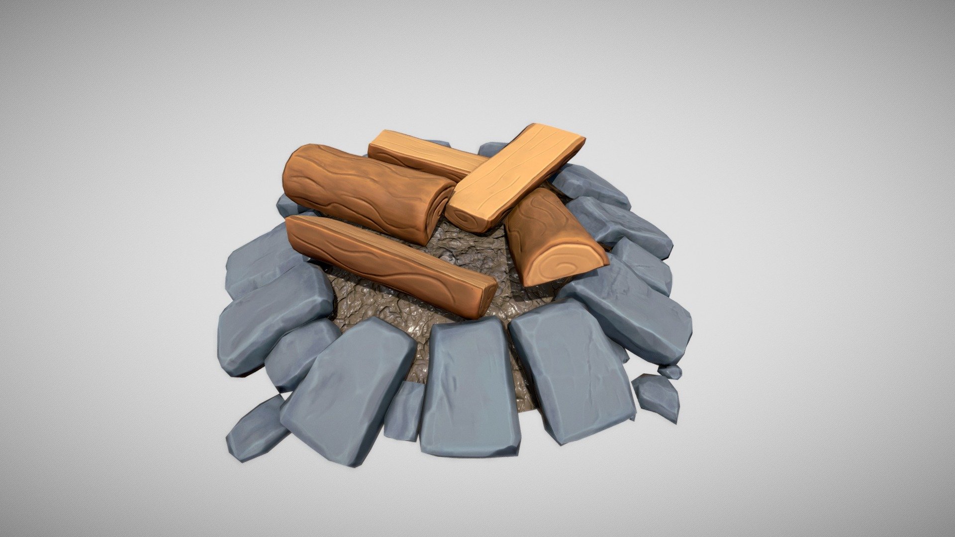 Bonfire - 3D model by whiaru [e52df81] - Sketchfab