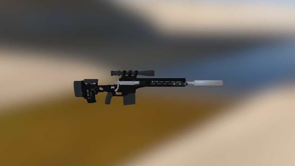 NightLancer {Sniper Rifle} V1.0 - 3D model by aushtonk [e52e4d1 ...