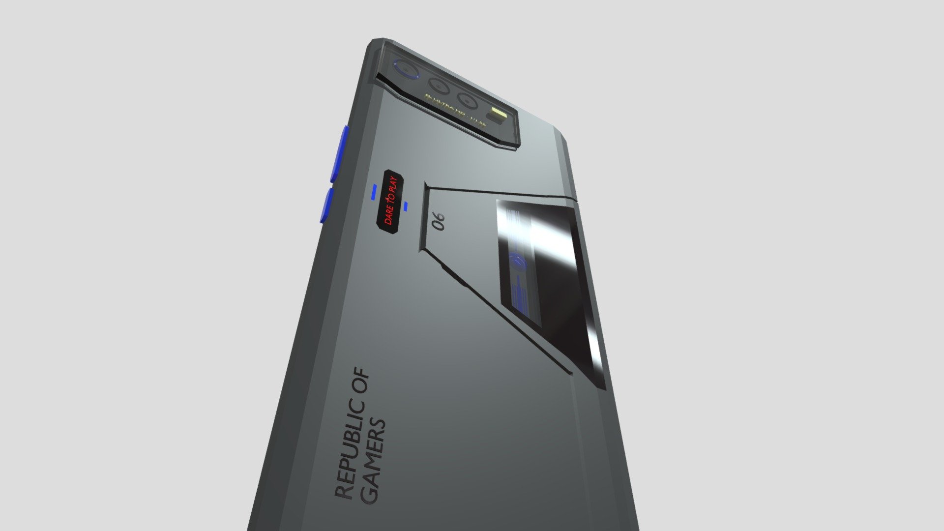 Asus Rog 6 - Download Free 3D model by me_blender [e53035f] - Sketchfab