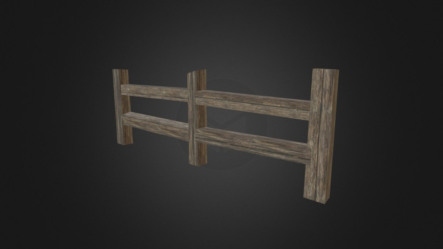 Fence (Wood) - Download Free 3D model by trentspi (@trentspice ...