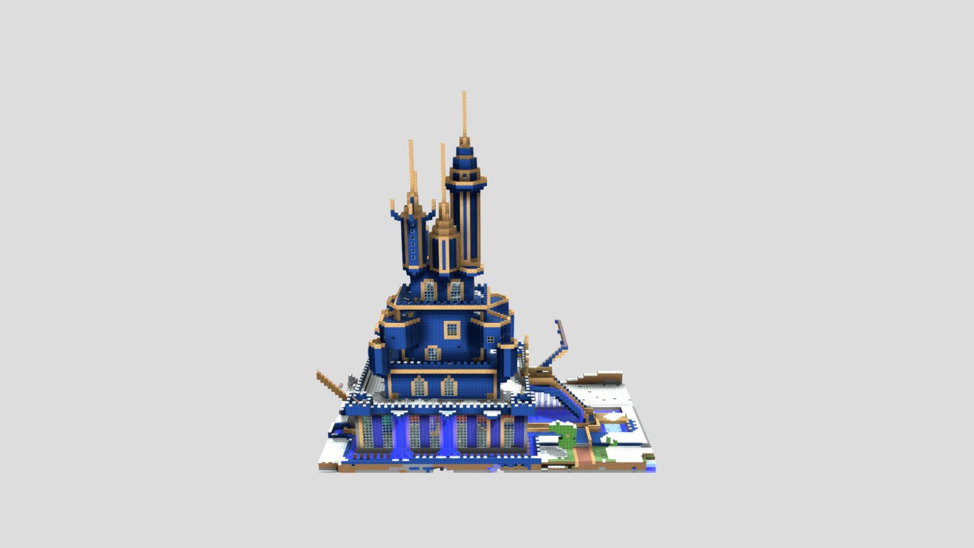 lapis-lazuli-castle - Download Free 3D model by madexc [e530e7c ...