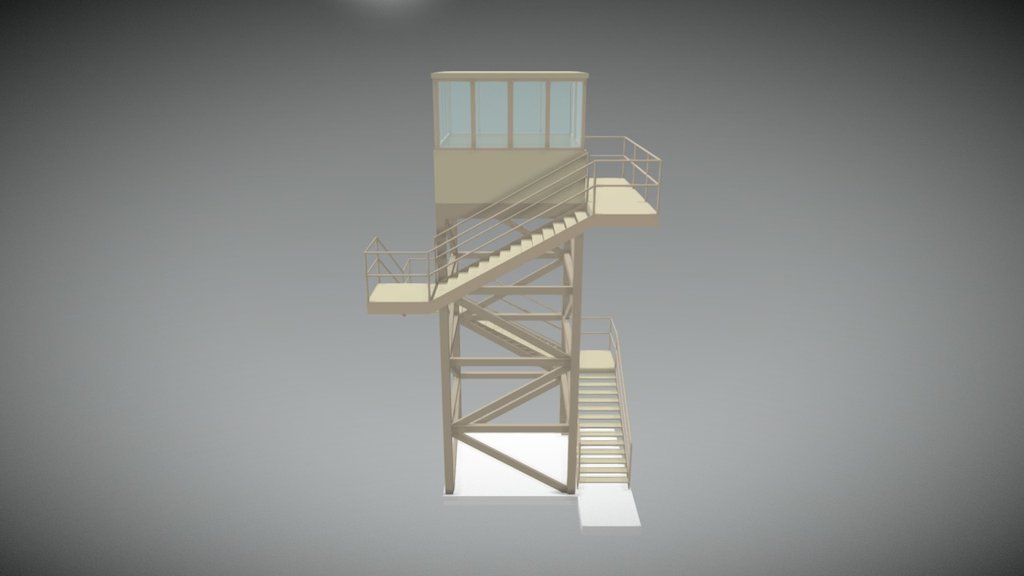 Lv2 Watchtower - Download Free 3D model by mrjarack [e532b30] - Sketchfab