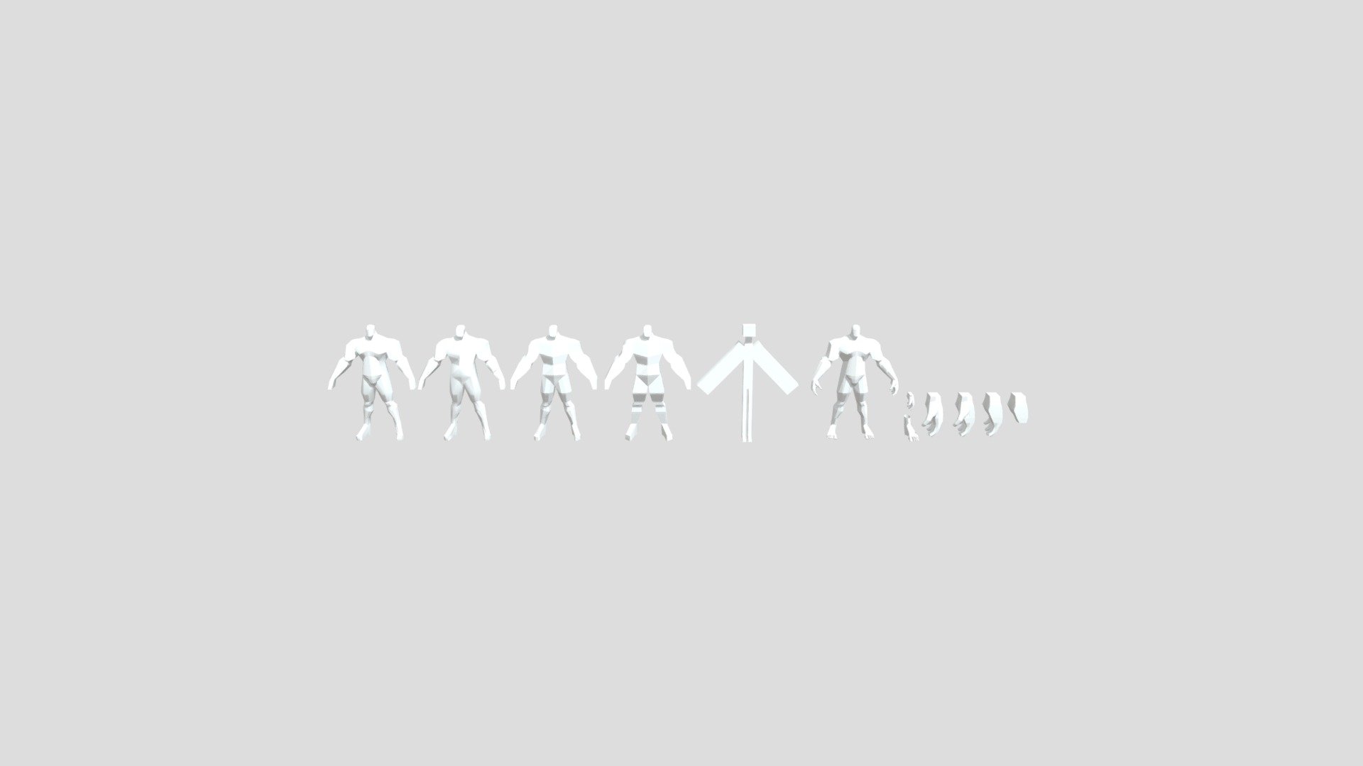 Body with Hands and Feet - 3D model by Leonardo Flores II ...