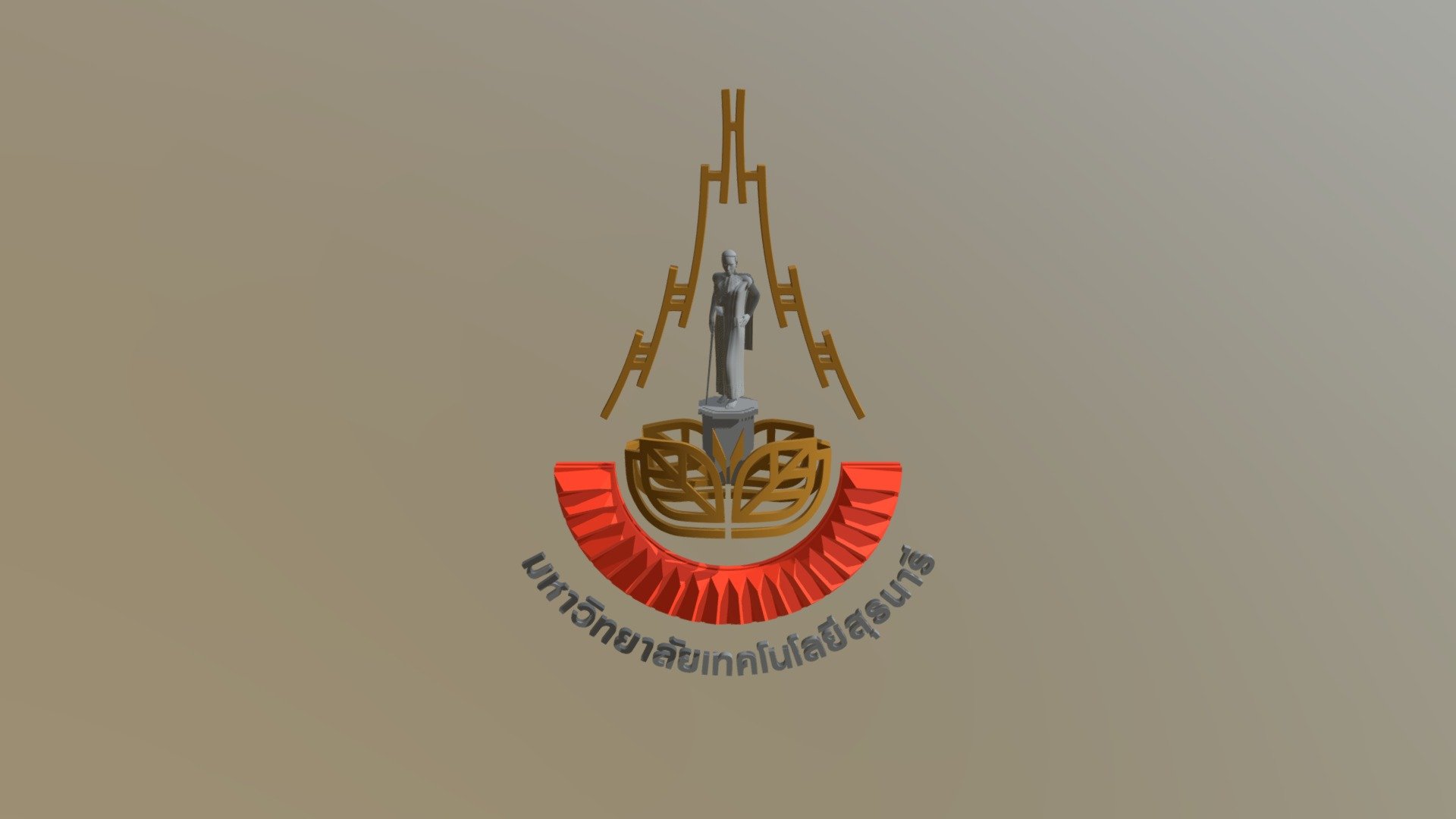 SUT LOGO 3D - Download Free 3D model by jirapat_sae [e5346d6] - Sketchfab