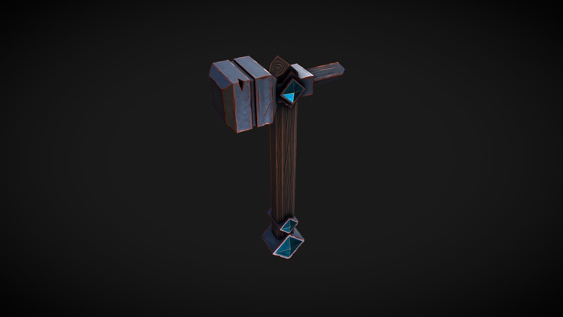 Battle Hammer - 3D model by Grzegorz Gilewicz (@gregorin) [e534c39 ...
