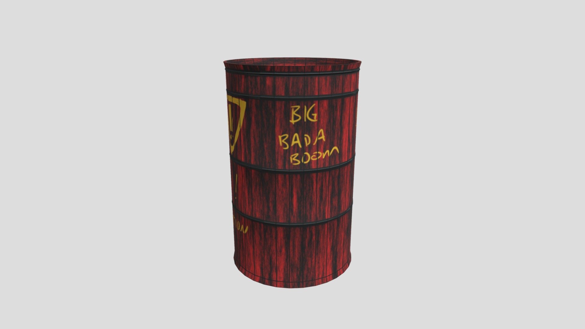 Explosive Barrel - Download Free 3D model by iamthechaz [e53678a ...