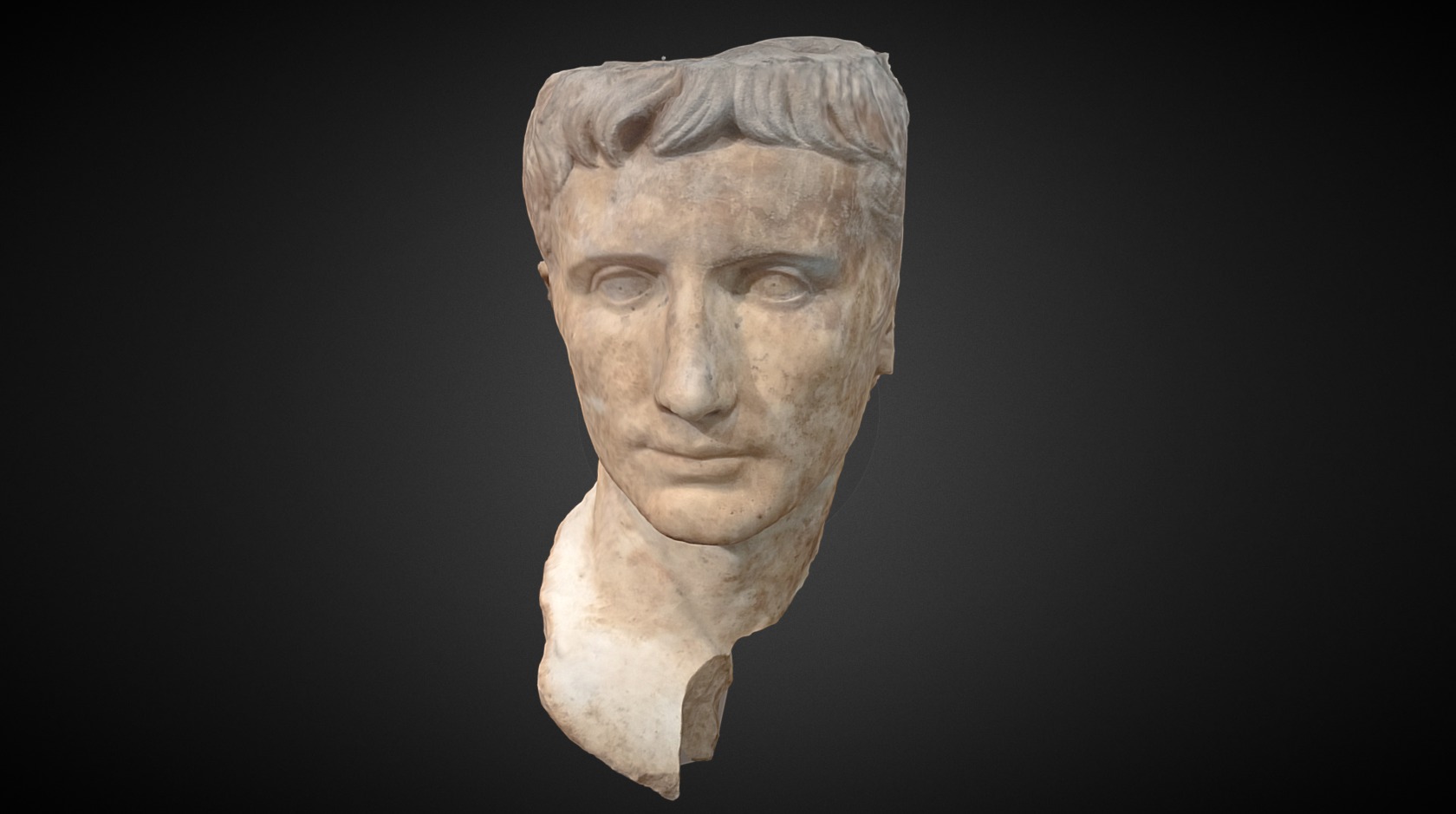 Portrait of Emperor Augustus - Download Free 3D model by Abby Gancz ...
