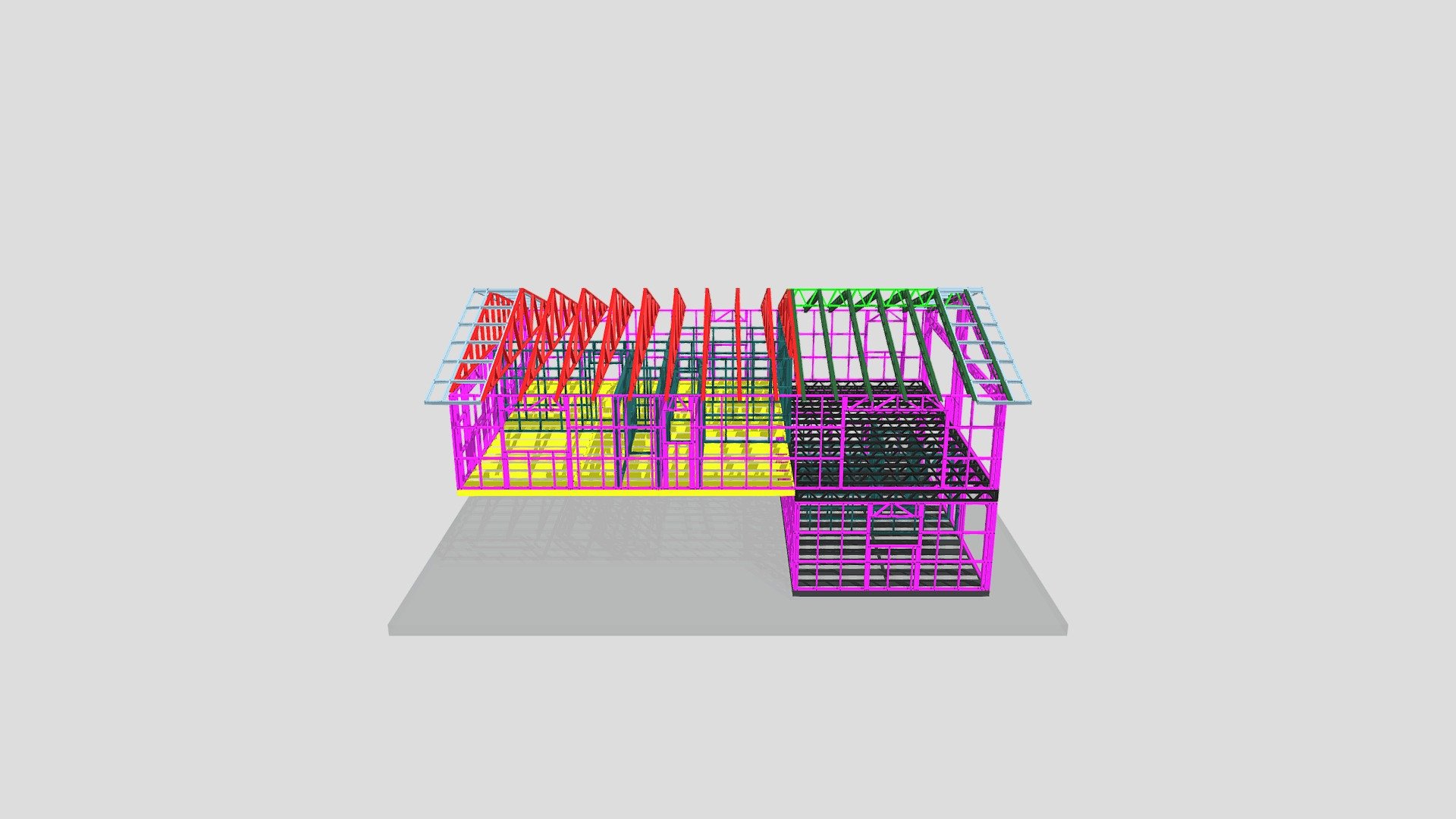 Split level sounds house - 3D model by THE SILVER FRAMES COMPANY ...