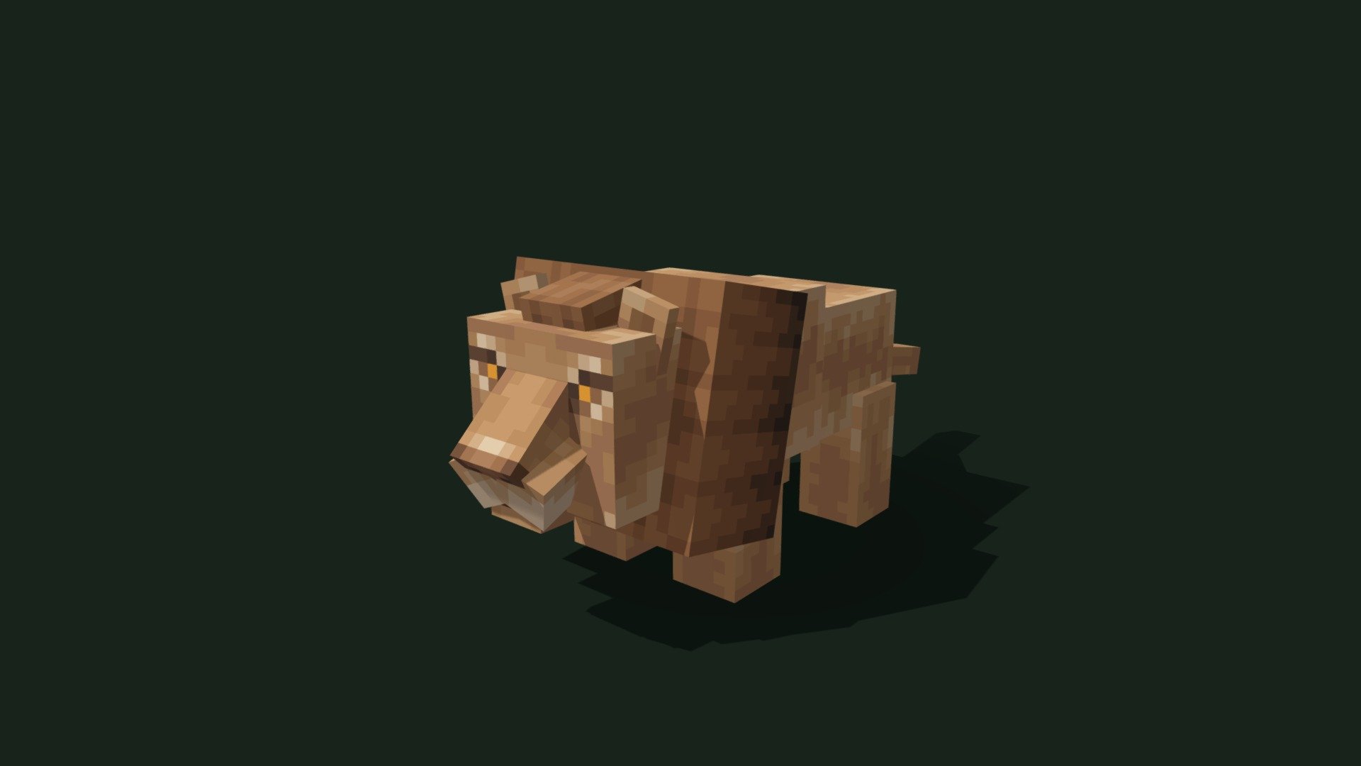 Minecraft Mob - Lion - 3D model by Didindaden [e538aeb] - Sketchfab