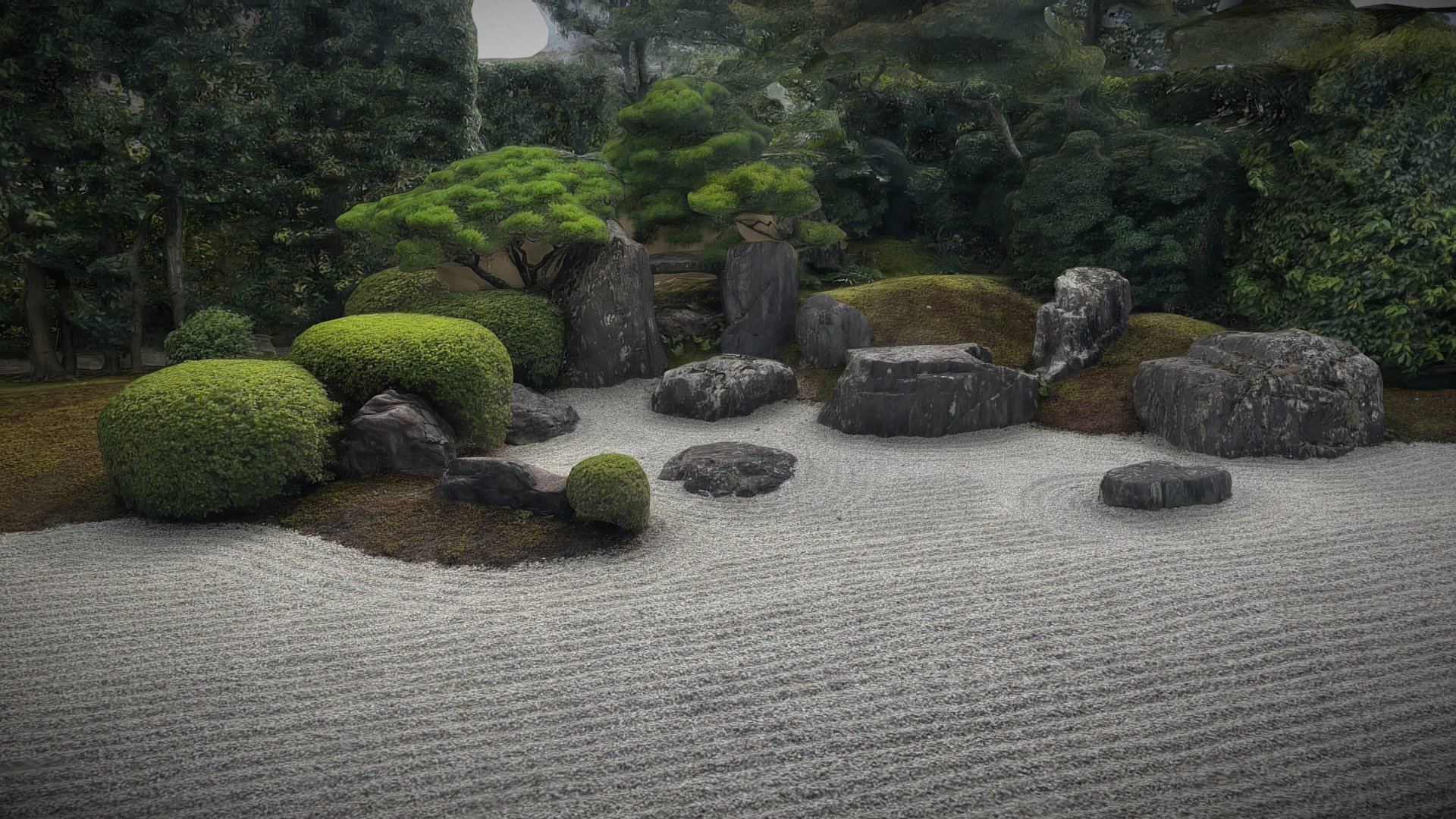 Korin zen garden PG from video - 3D model by Koto3D Stephane Vogley ...