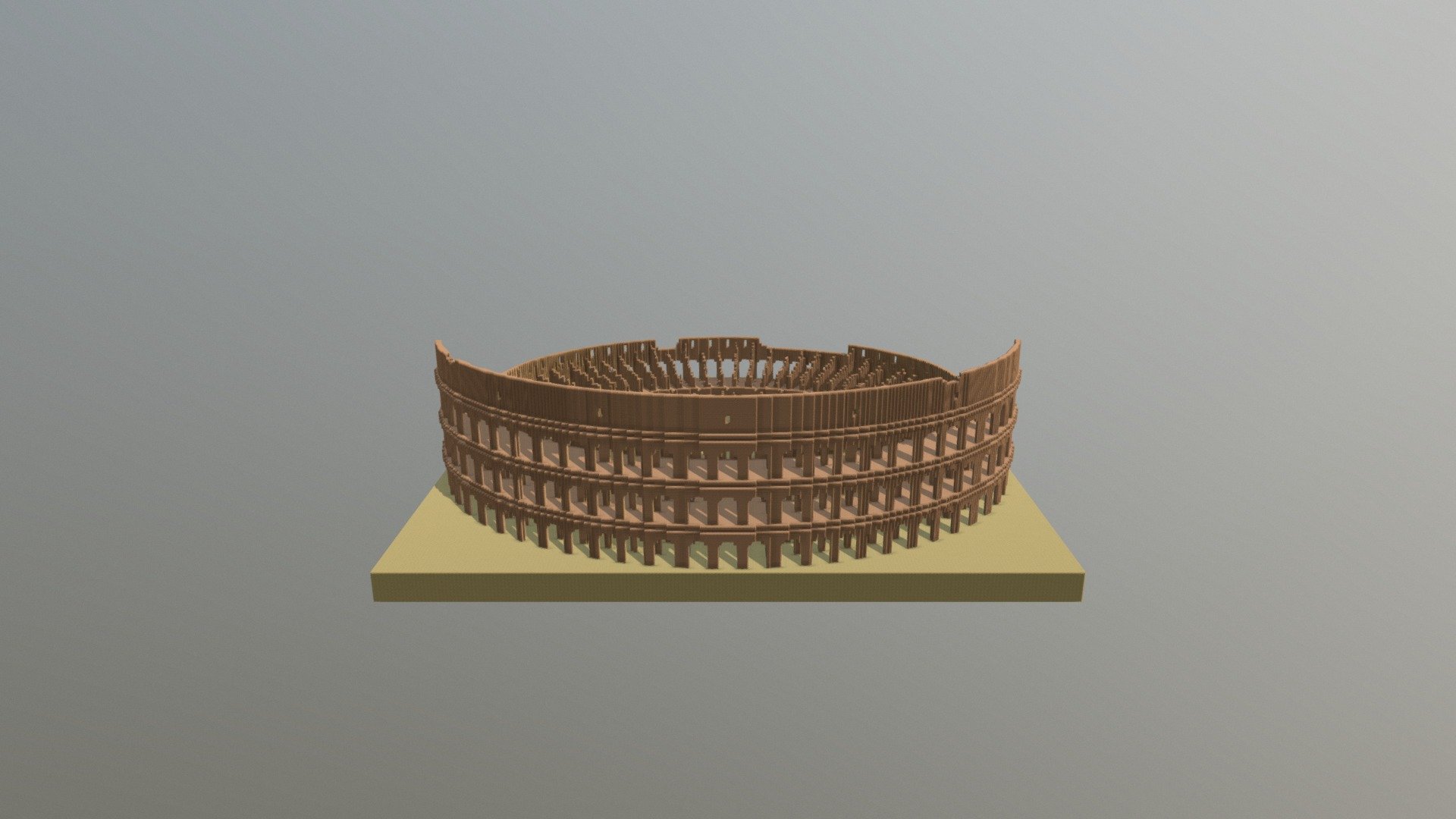 Colosseum - Download Free 3D model by opapinguin (@opaping) [e53a045 ...
