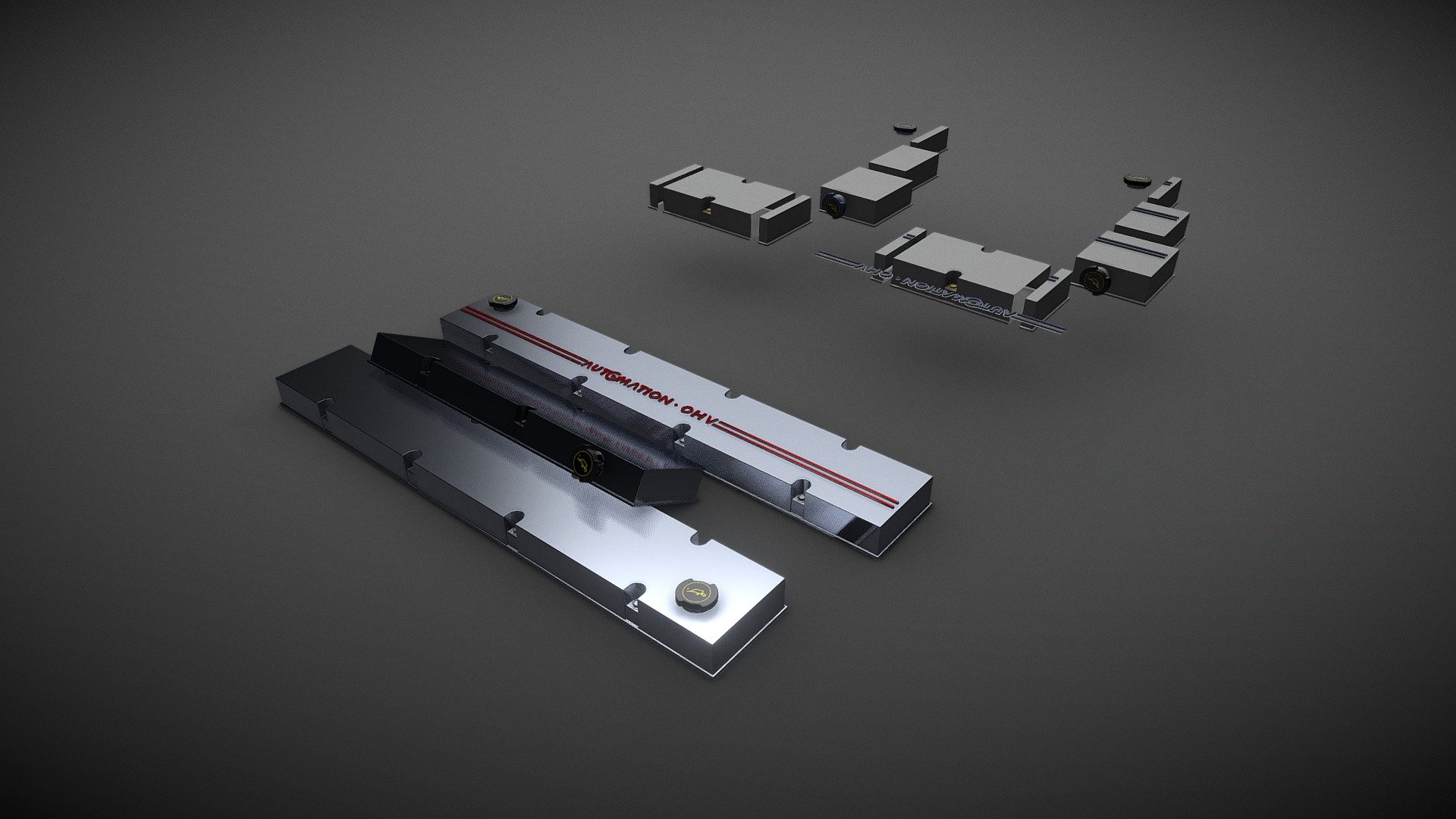 OHV Rocker Covers (Simple Square) - 3D model by TerraziCaio [e53bd5f ...